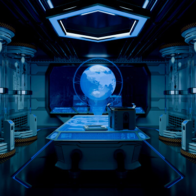 Sci-Fi Laboratory Asset 3D Model by Not Cube