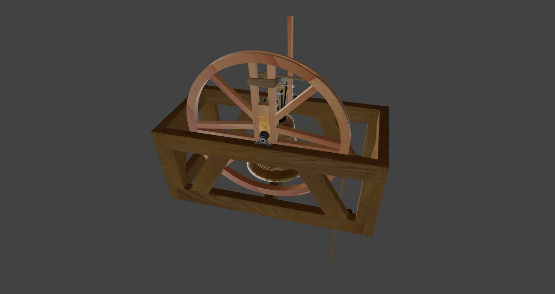 Church Bell Assembly - Free 3D Model by notofsoundmind