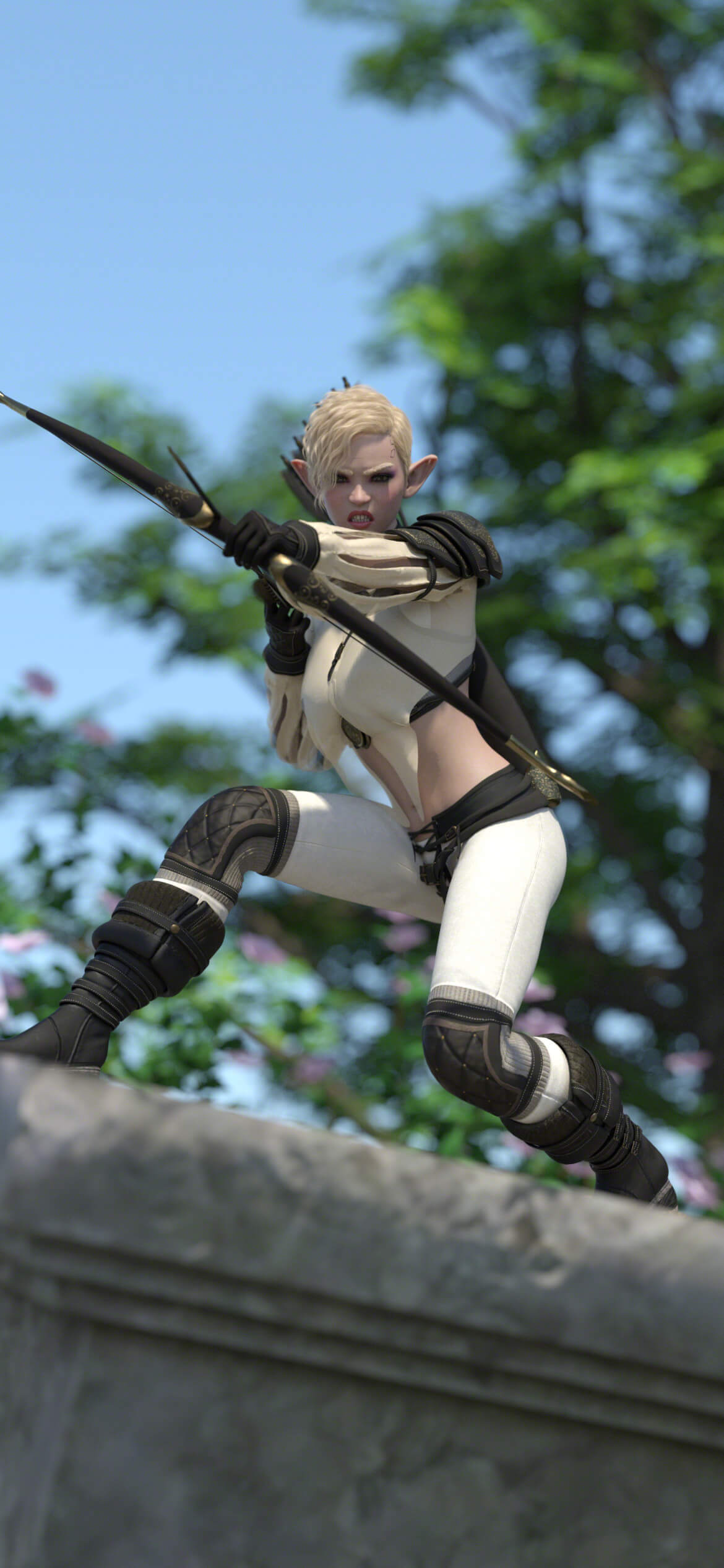 Aredhel The Elf 3D Desktop HD Wallpaper