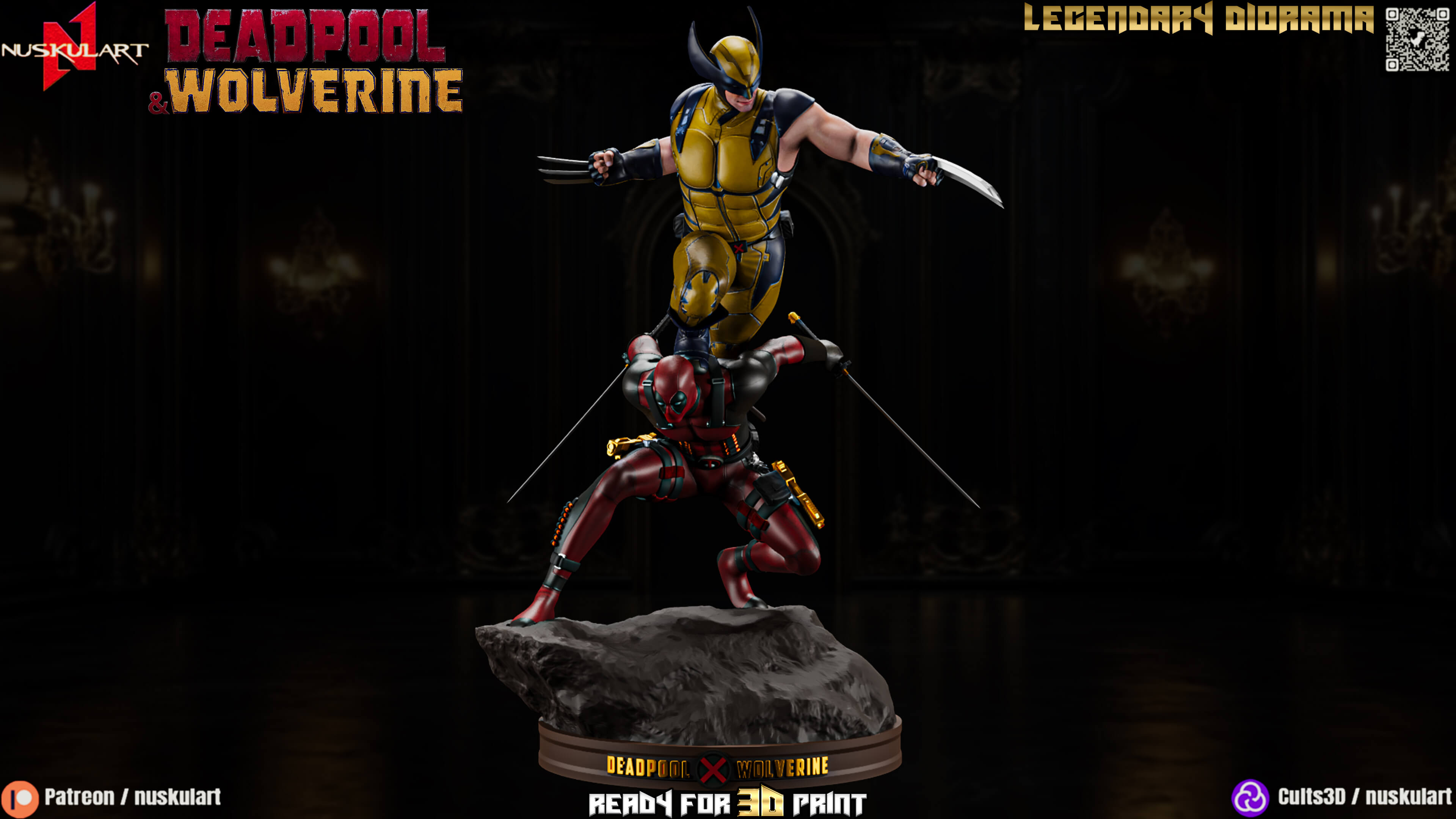 Deadpool and Wolverine - Marvel - Collectible Legendary Mode