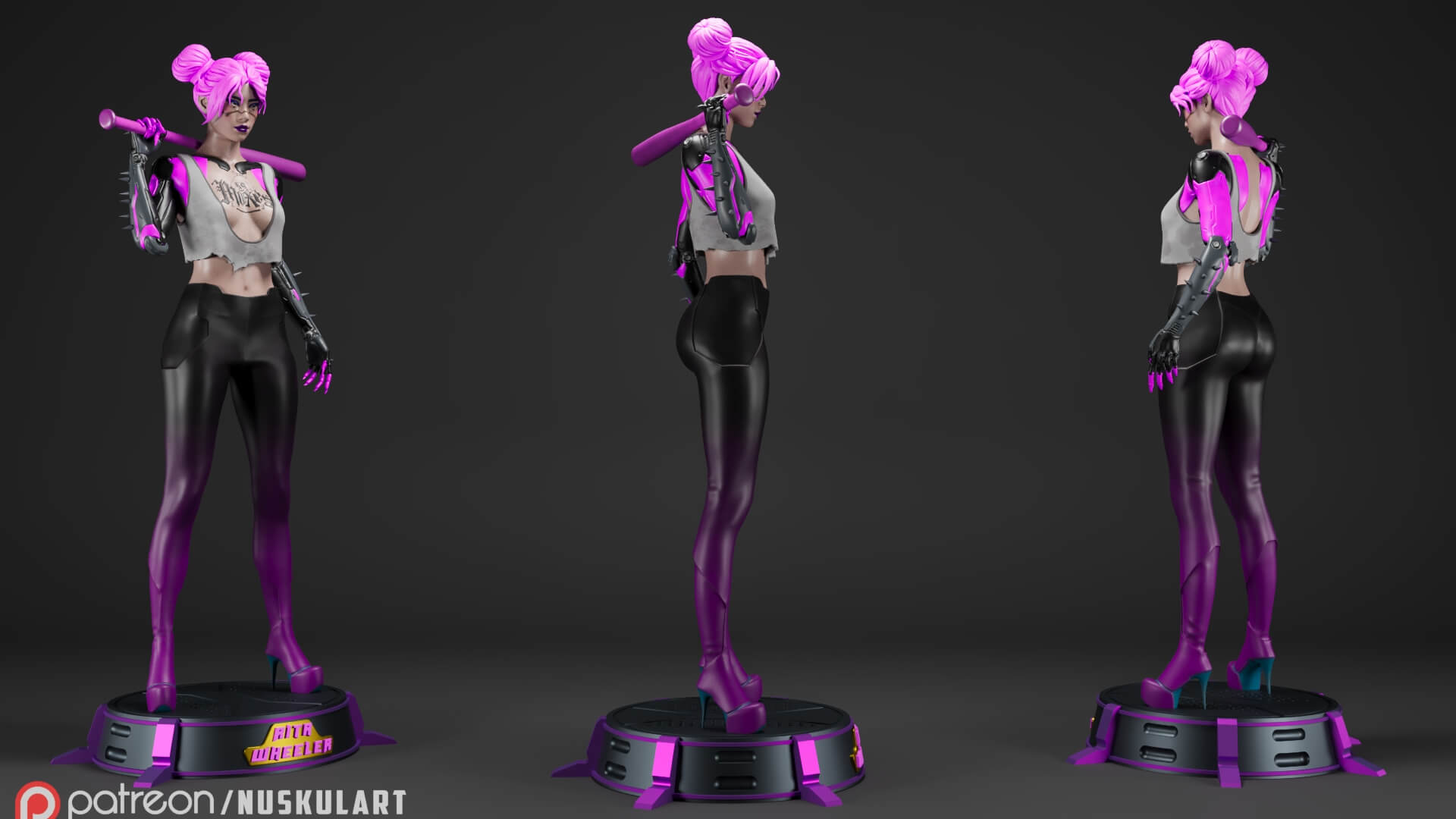 Rita Wheeler - Cyberpunk 2077 3D Model by Nuskul Art