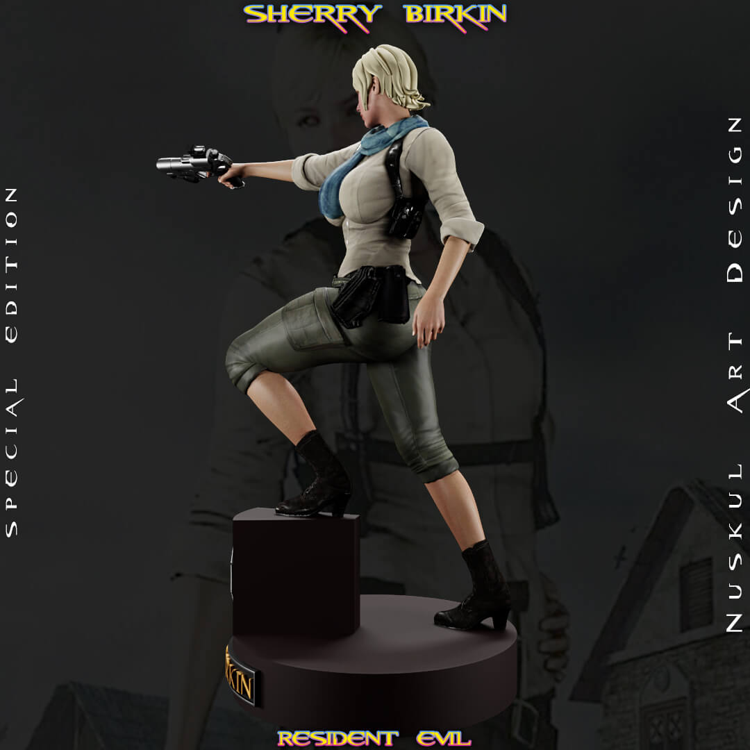 Sherry Birkin - Resident Evil 3D Model by Nuskul Art