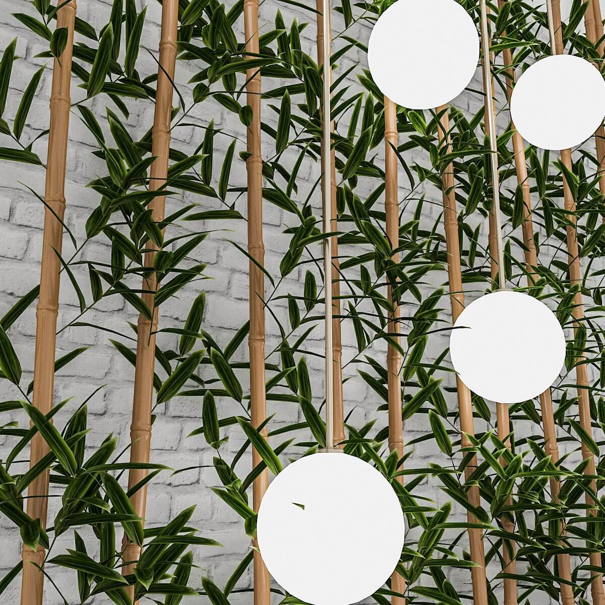 Bamboo Wall Decor - 3D Model by nvere