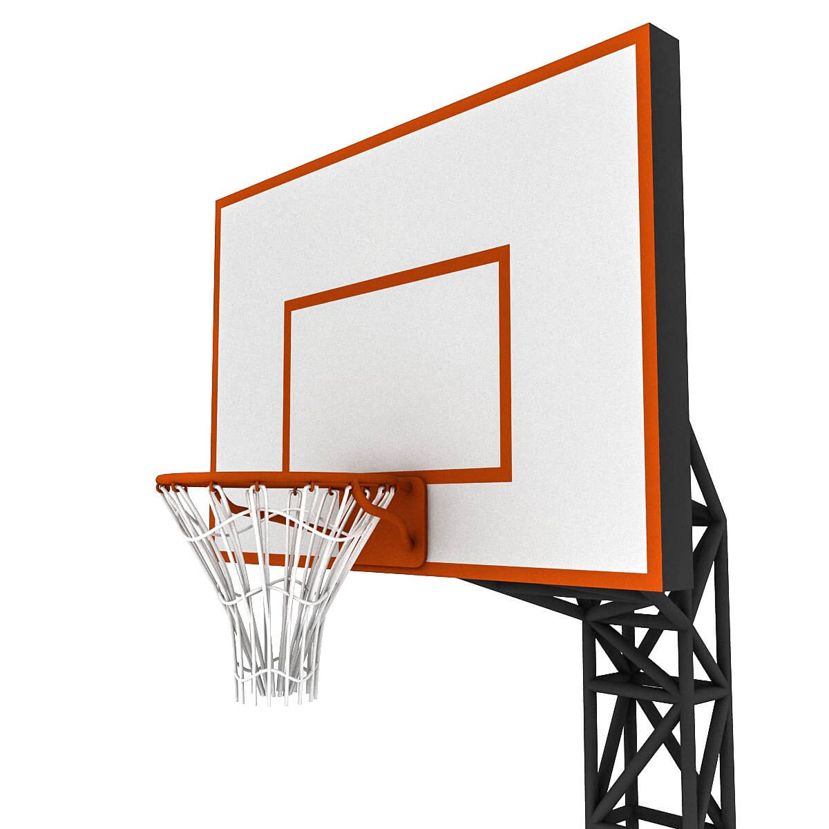 Basketball Hoop - 3D Model by nvere