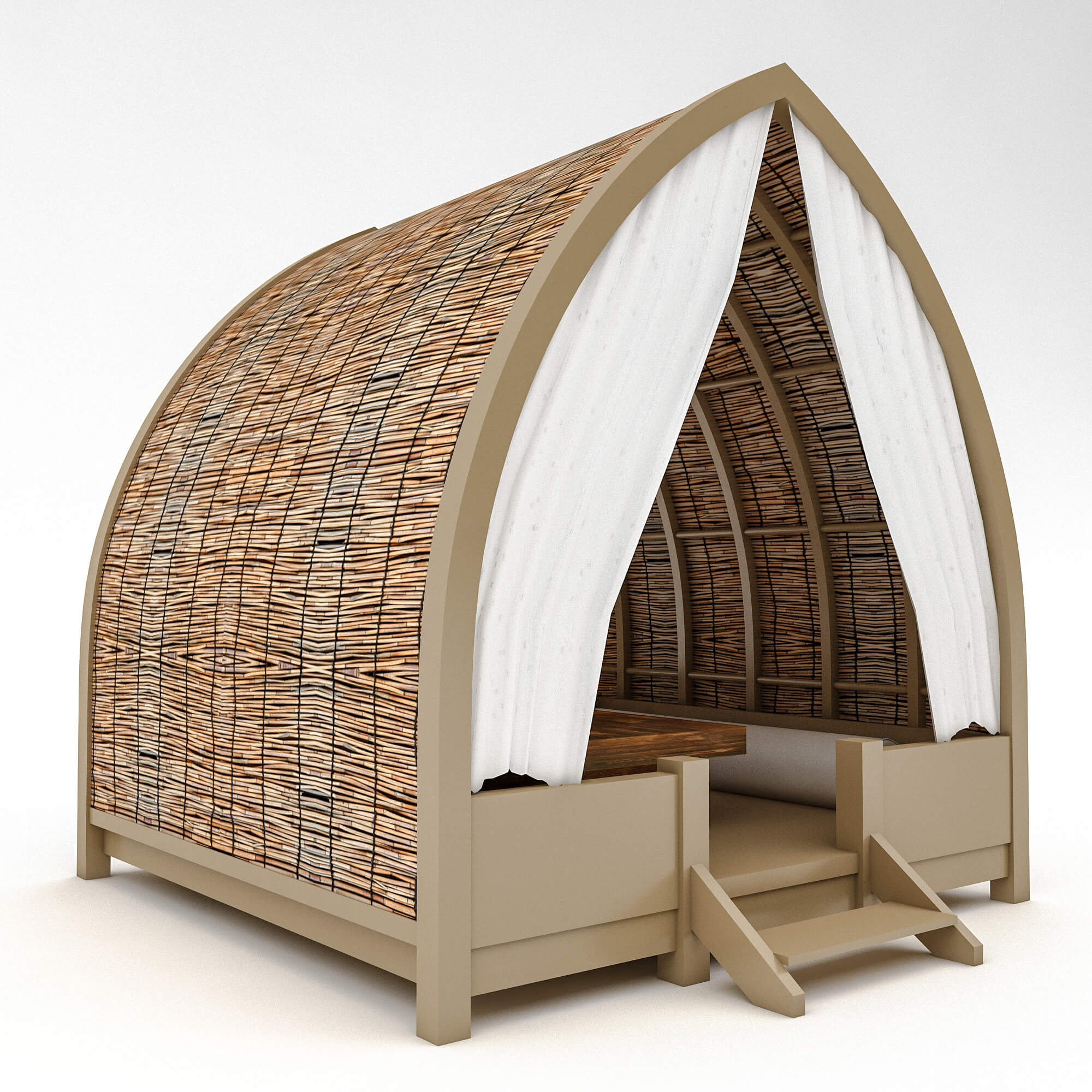 Bohemian Beach Lodge 04 - 3D Model by nvere