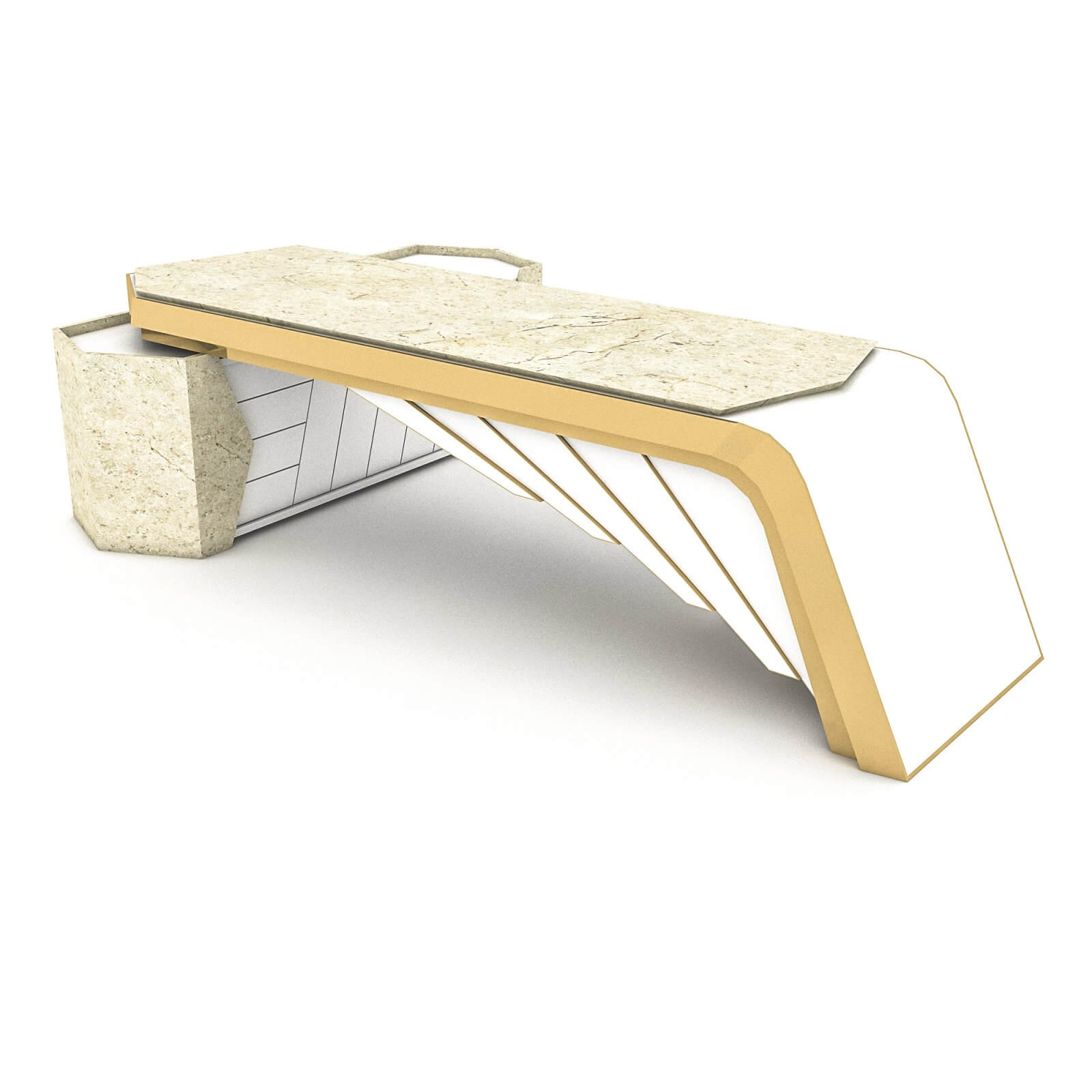 Boss Table - 3D Model by nvere