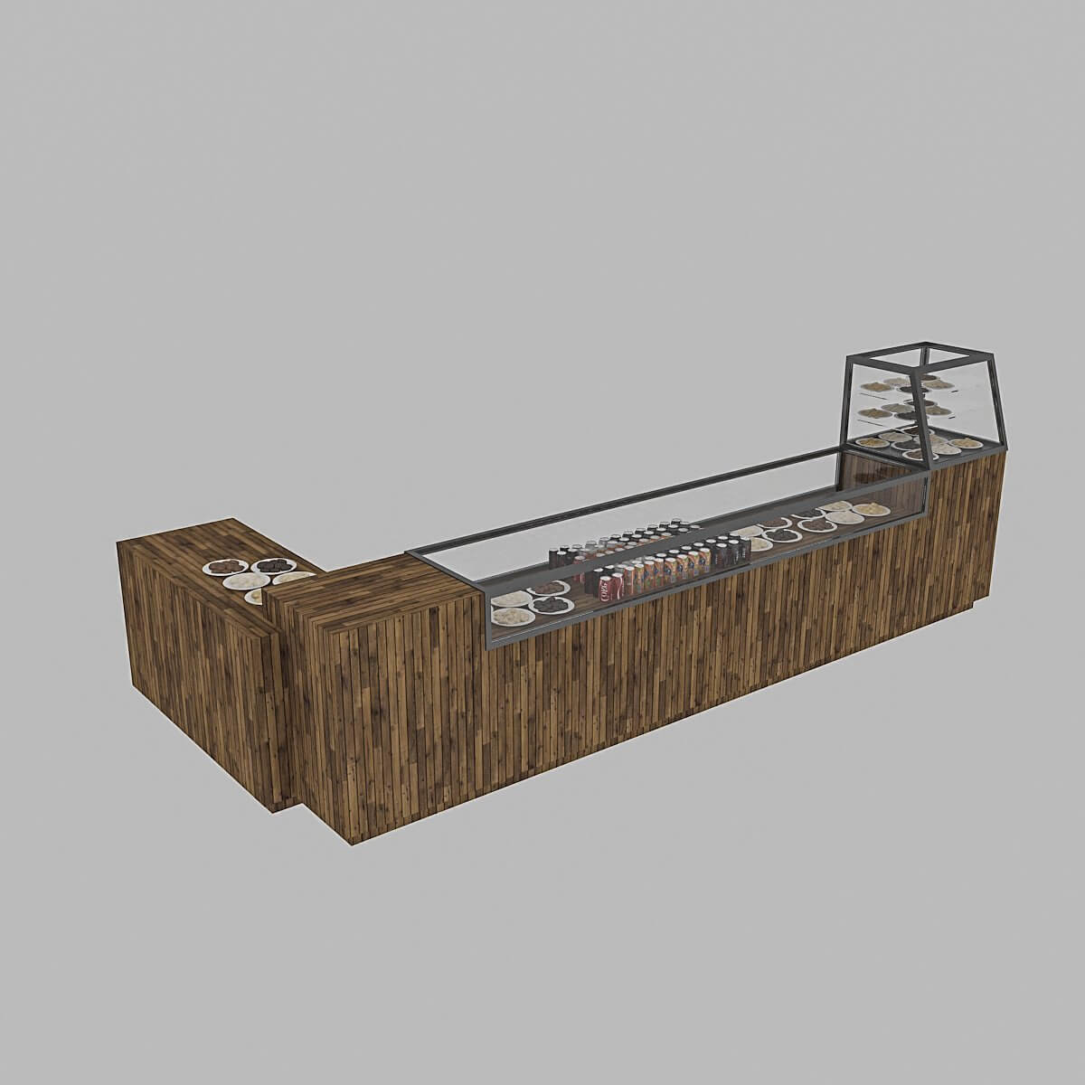 Cafe Counter - 3D Model by nvere