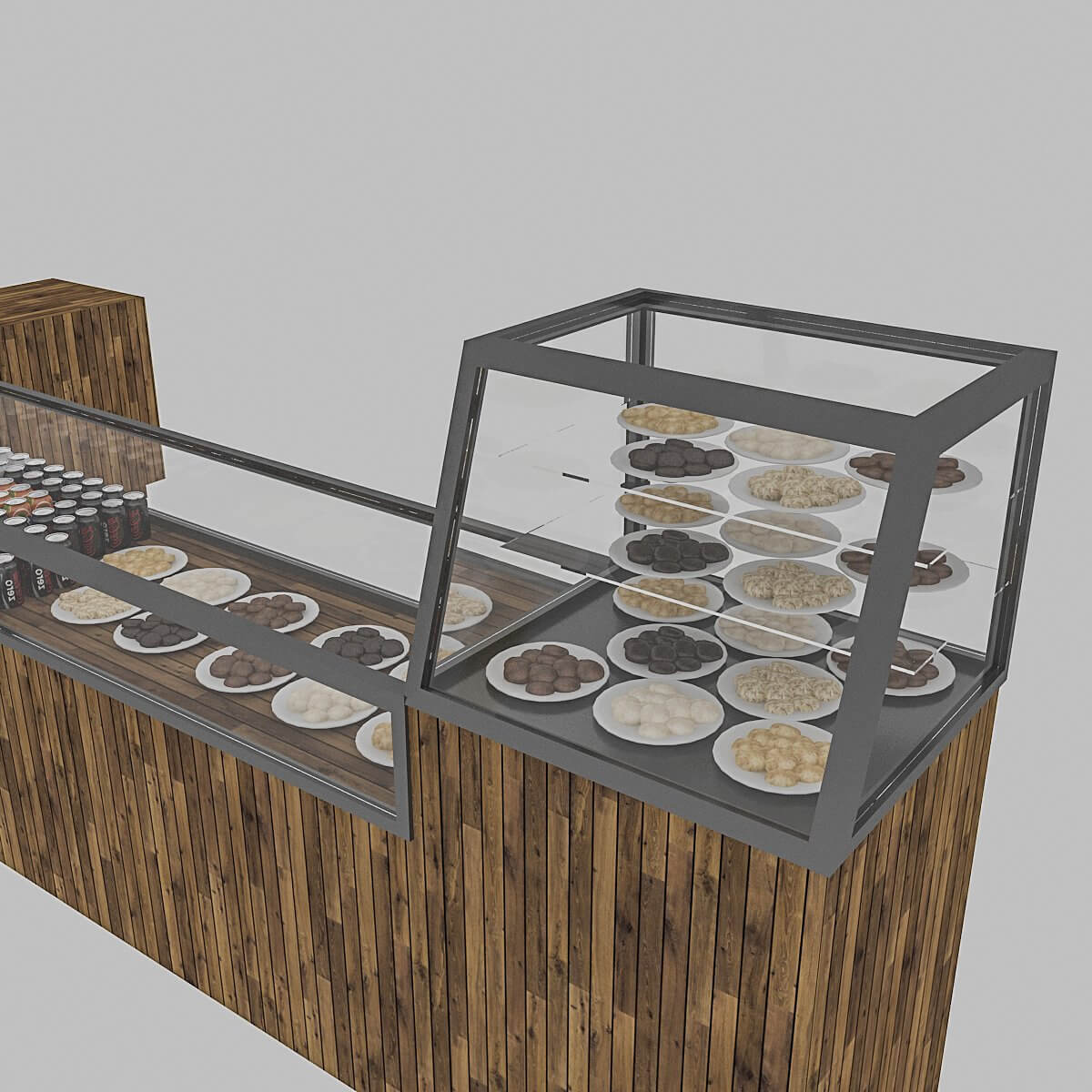 Cafe Counter - 3D Model by nvere