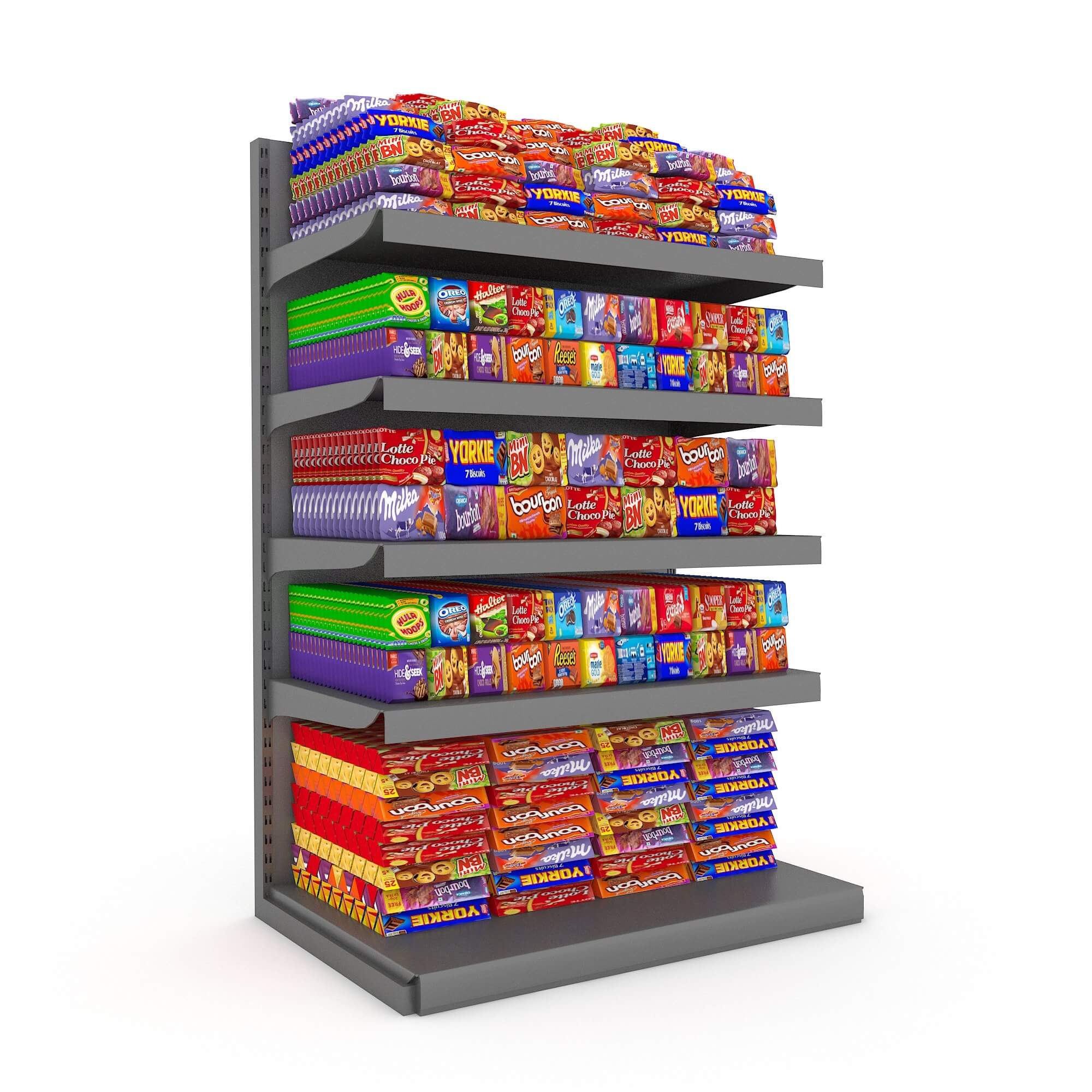Chocolate Store Display 02 - 3D Model by nvere