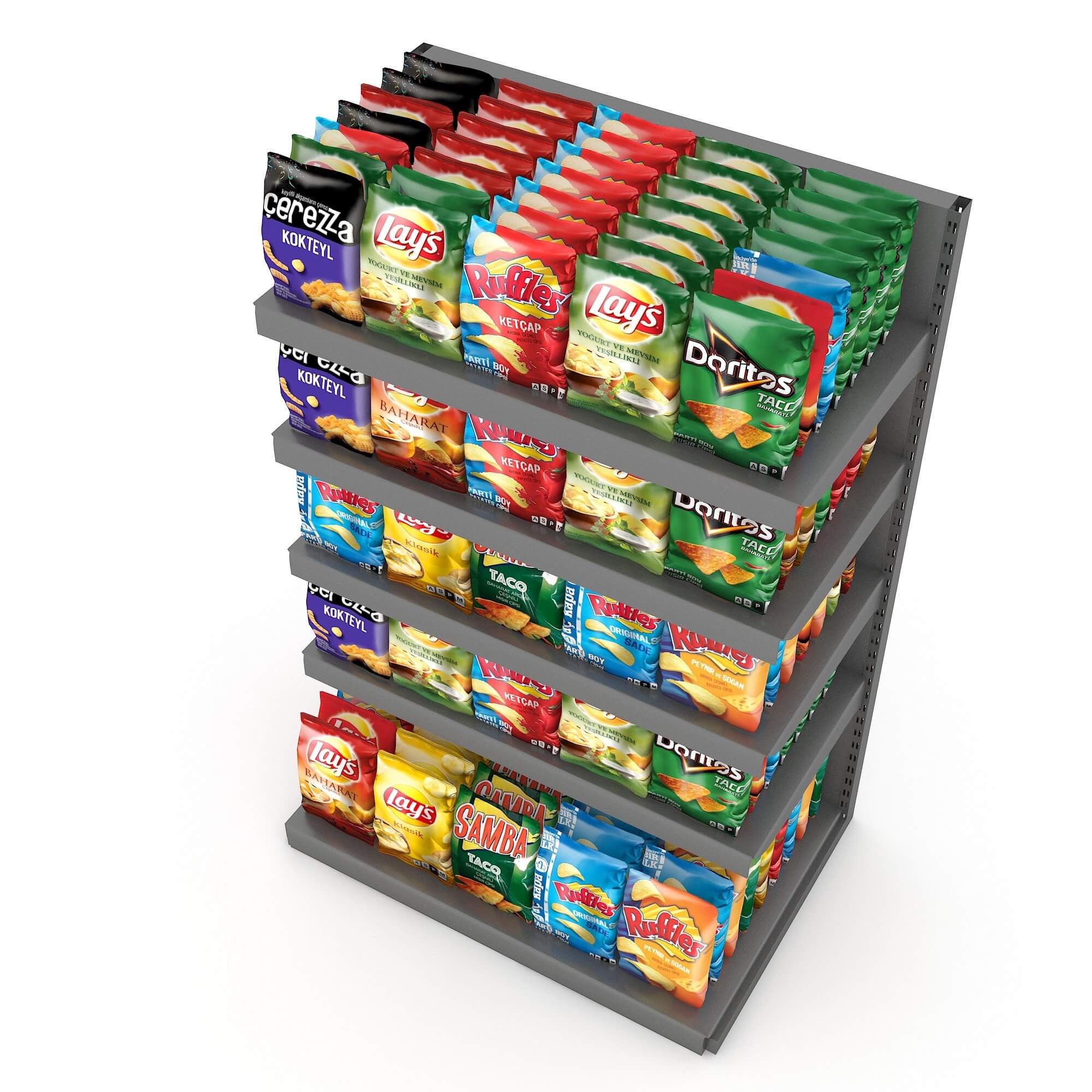 Chips Store Display 02 - 3D Model by nvere