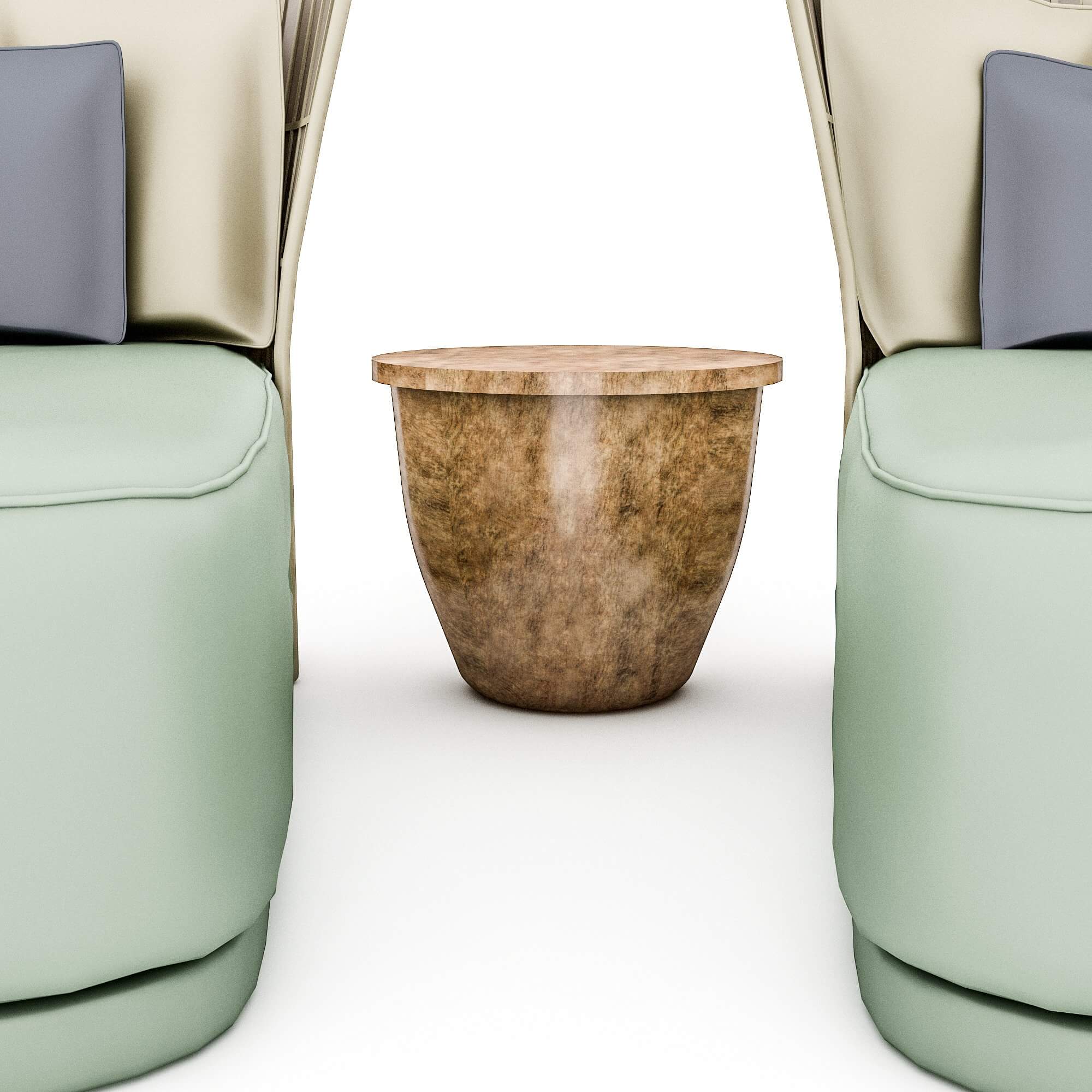 Comfortable Sitting Pouf - 3D Model by nvere