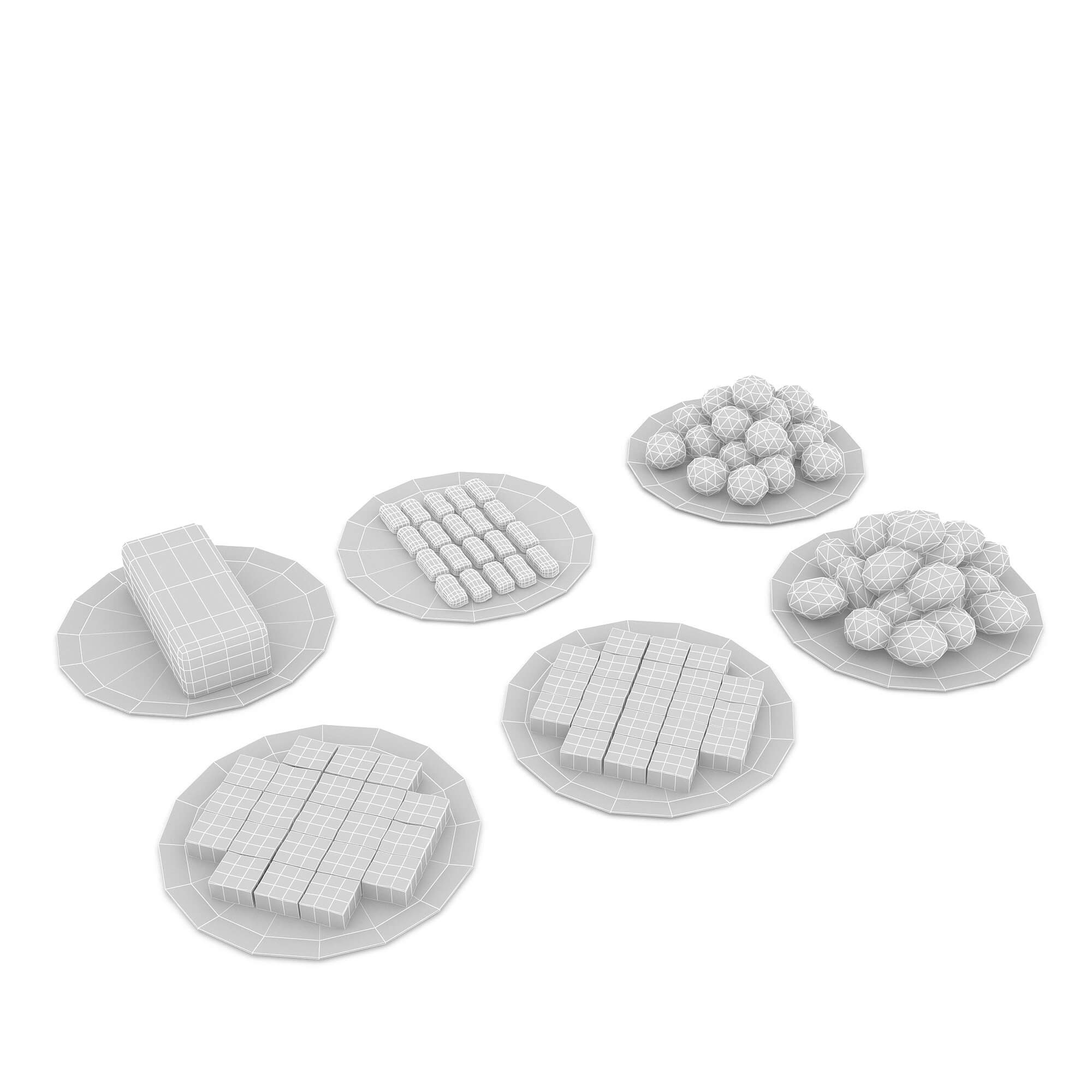 Cookie Types - 3D Model by nvere