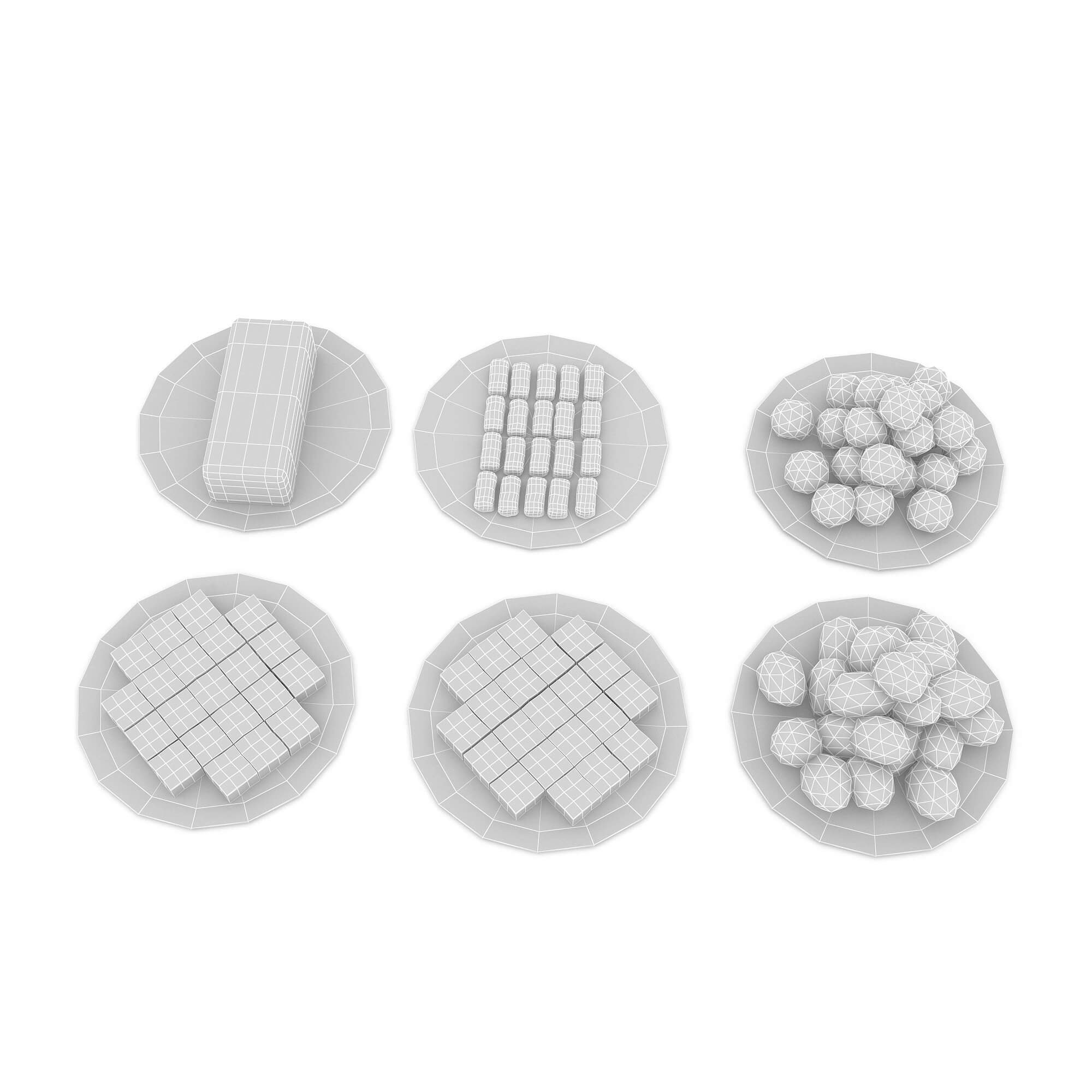 Cookie Types - 3D Model by nvere