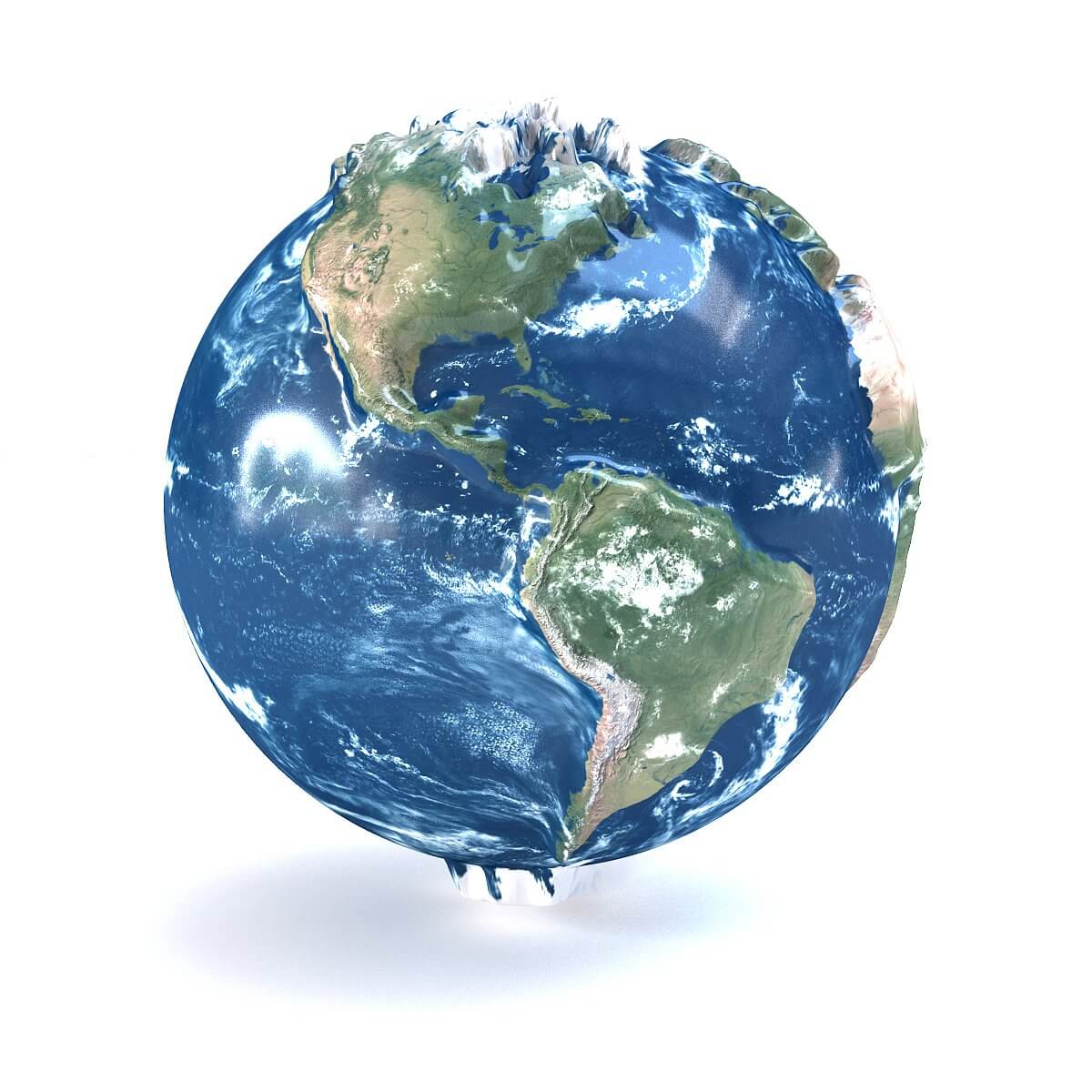 Planet Earth - 3D Model by nvere