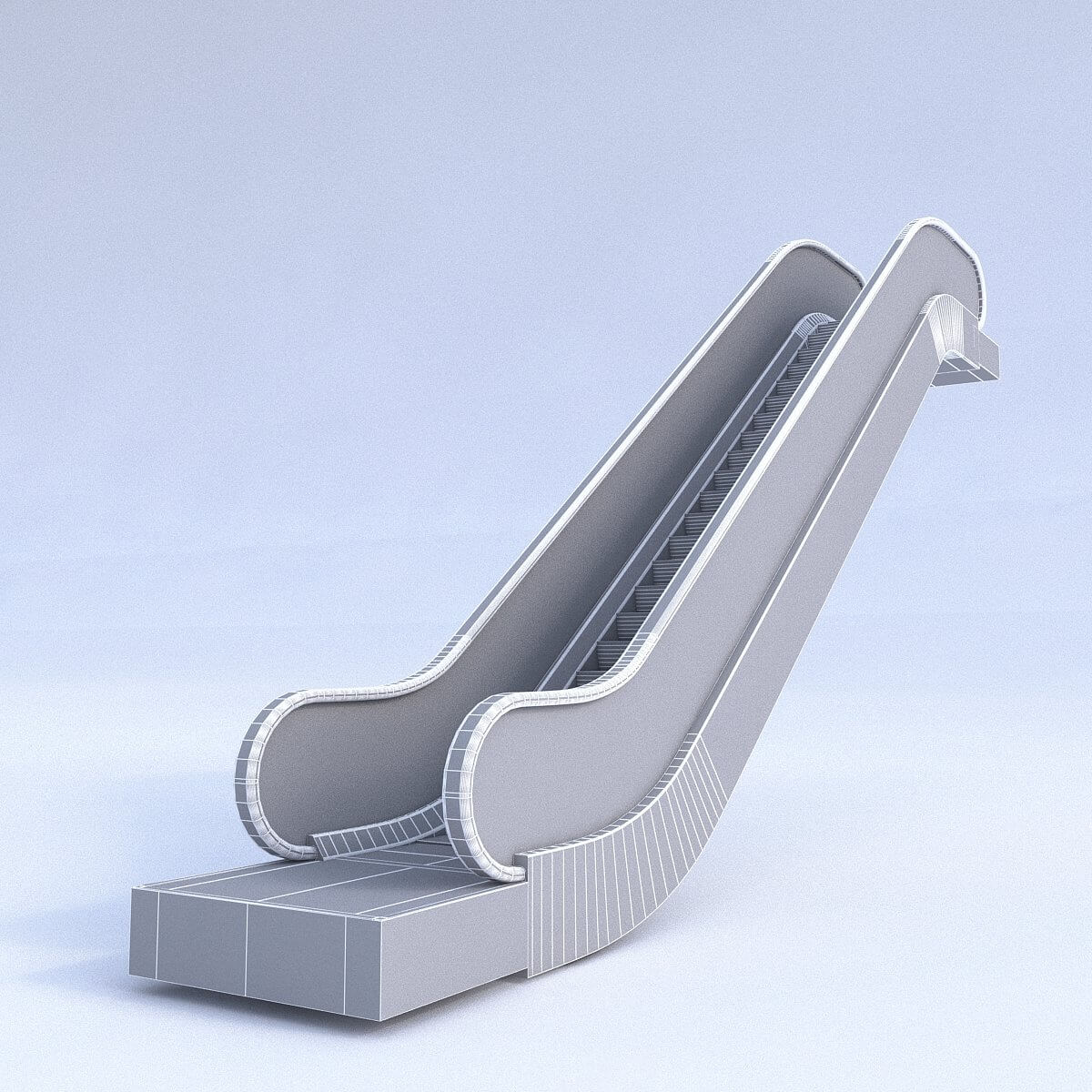 Escalator - 3D Model by nvere