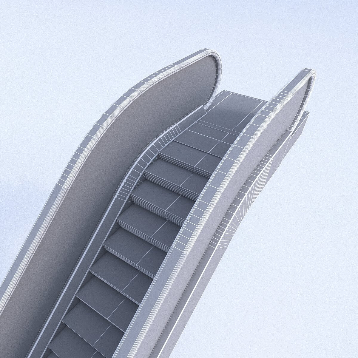 Escalator - 3D Model by nvere