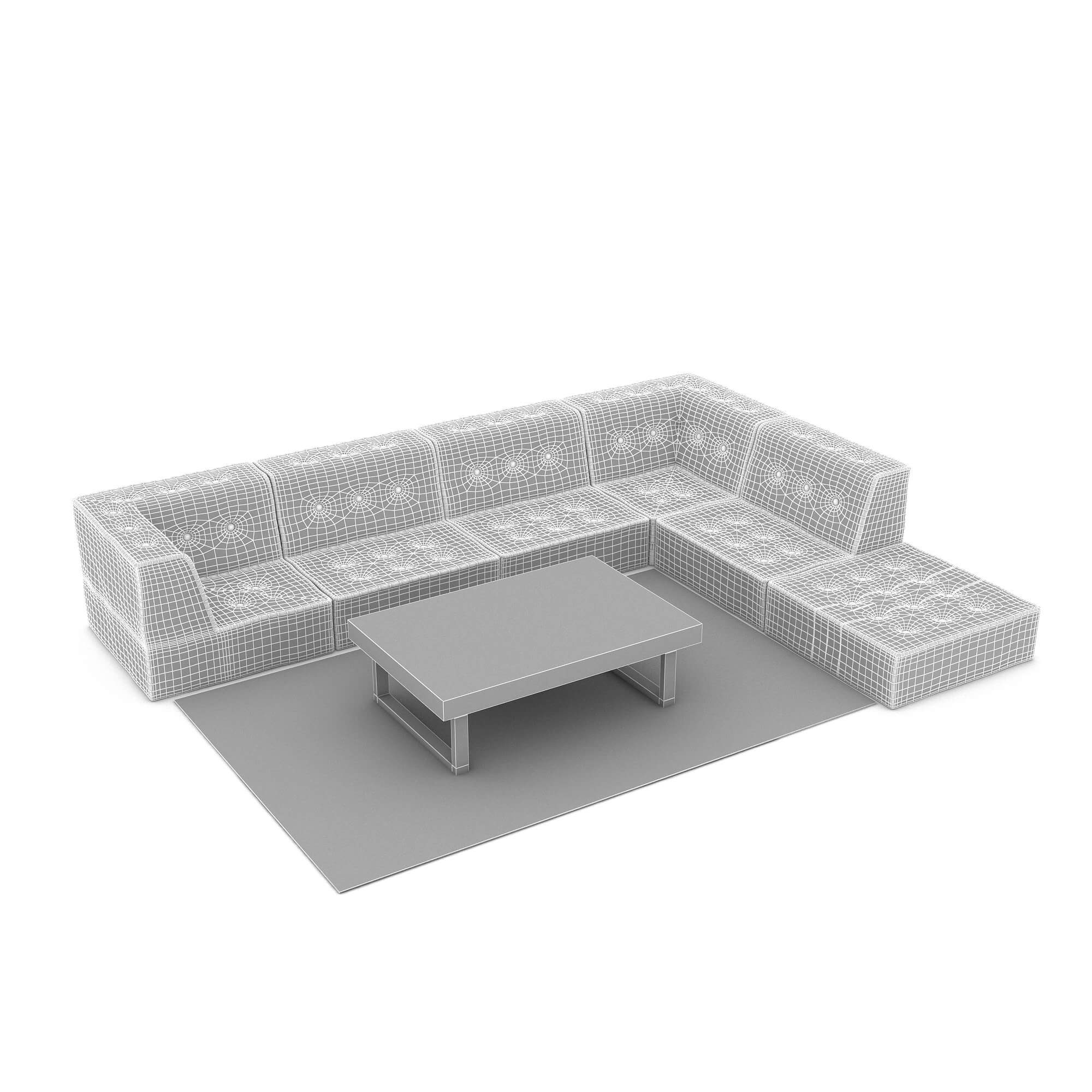 Ethnic Sitting Group - 3D Model by nvere