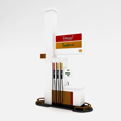 Gas Pump - 3D Model by nvere