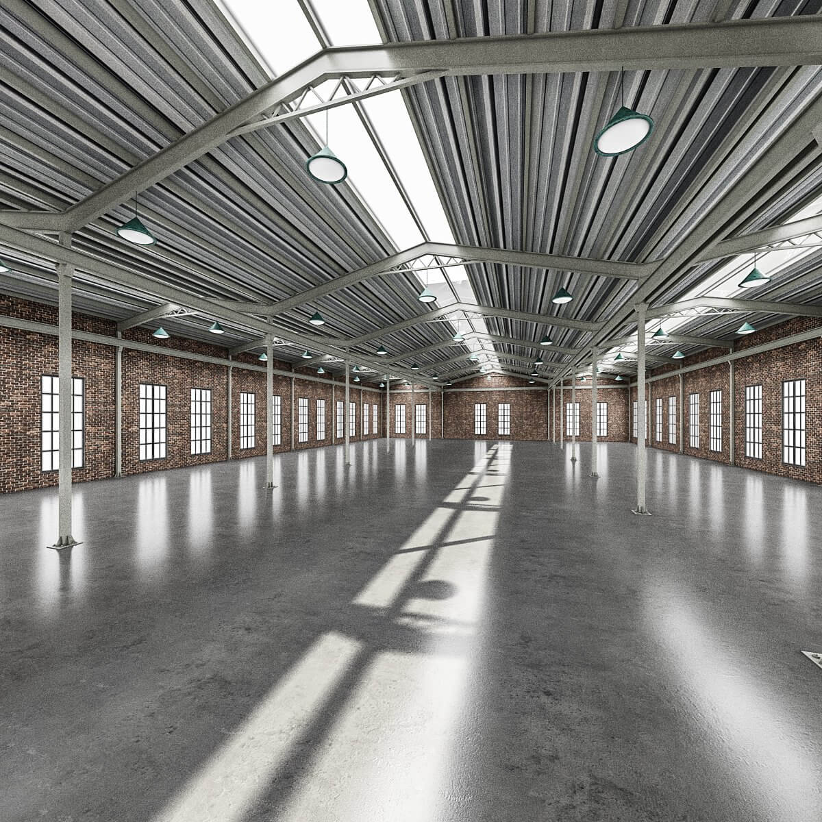 Factory Interior - 3D Model by nvere