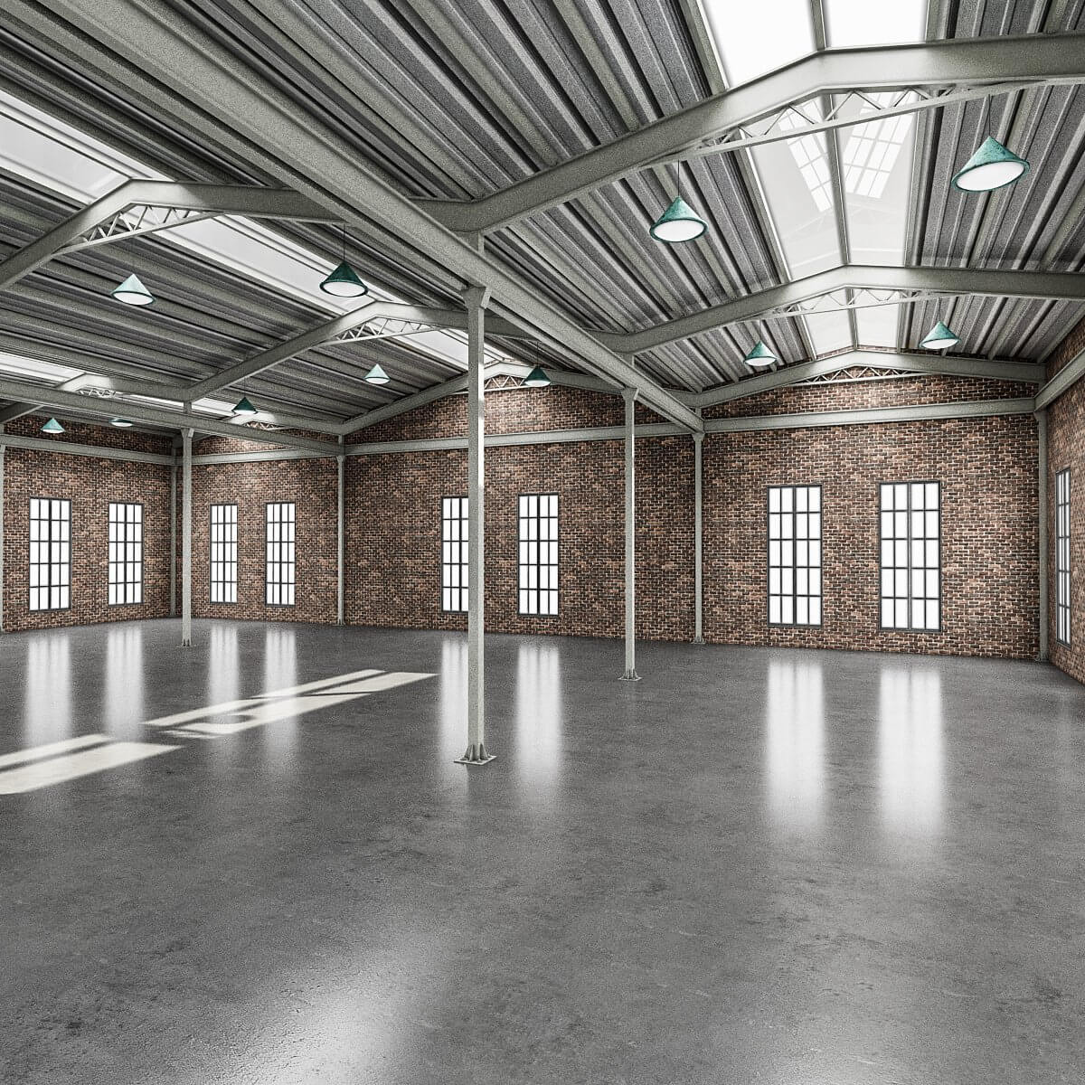 Factory Interior - 3D Model by nvere