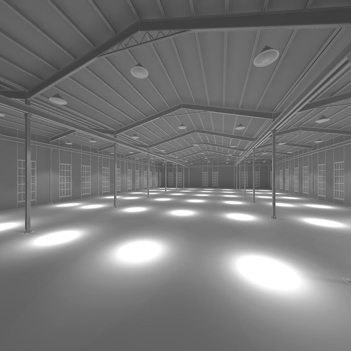 Factory Interior - 3D Model by nvere