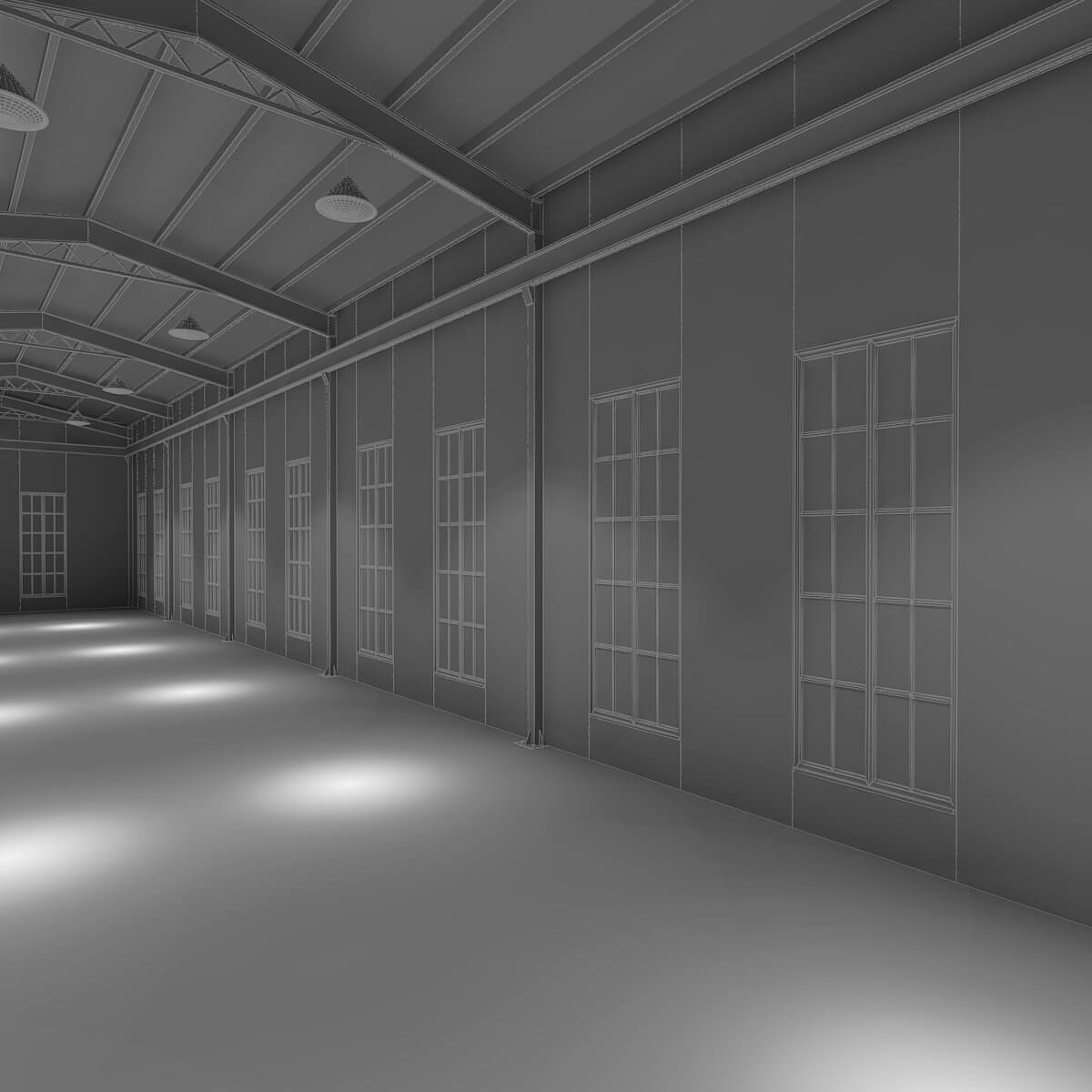 Factory Interior - 3D Model by nvere