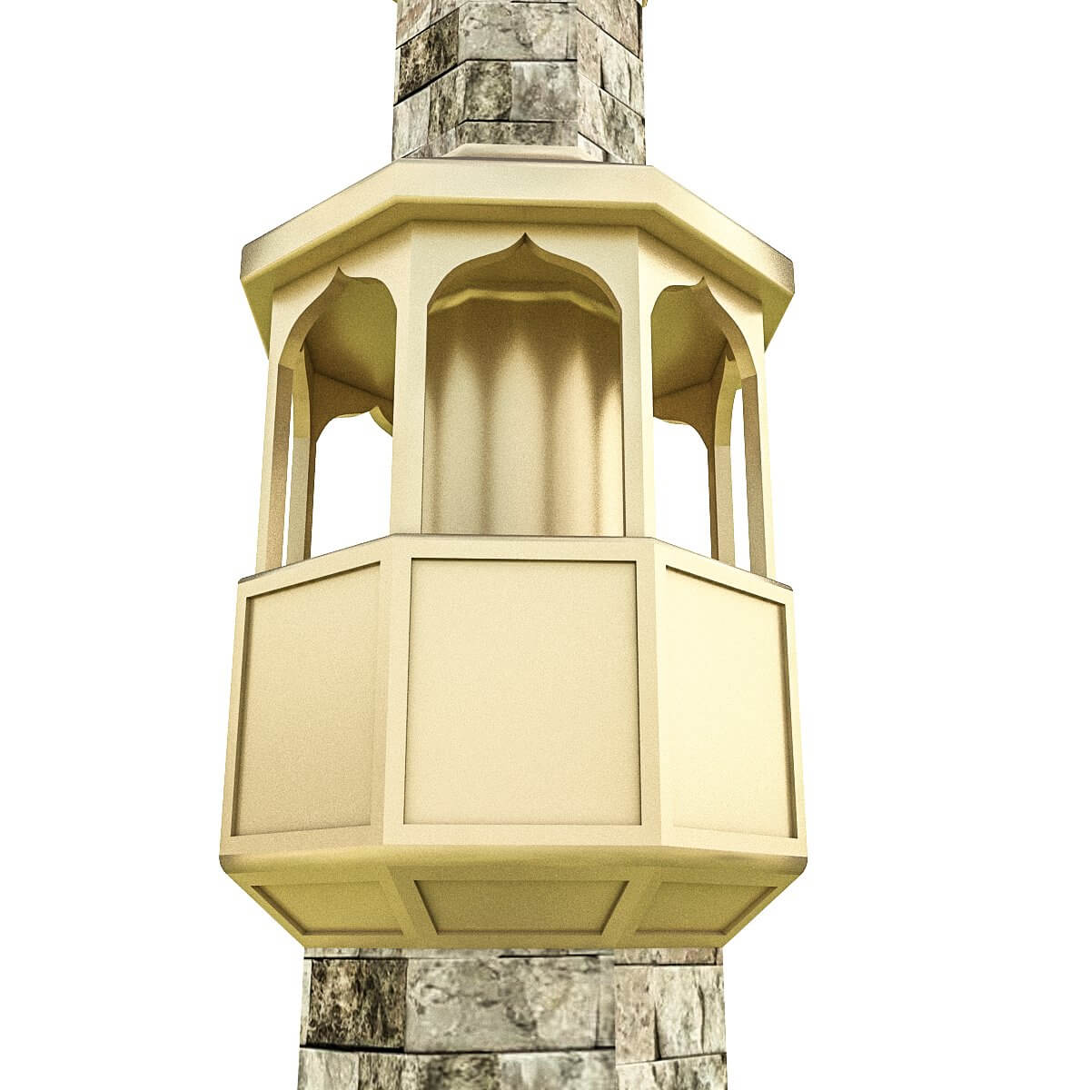 Minaret - 3D Model by nvere