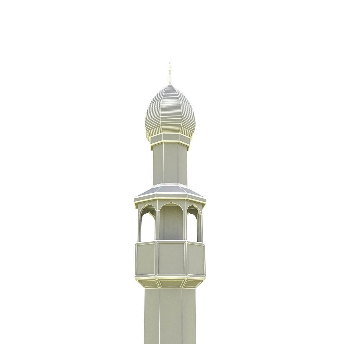 Minaret - 3D Model by nvere