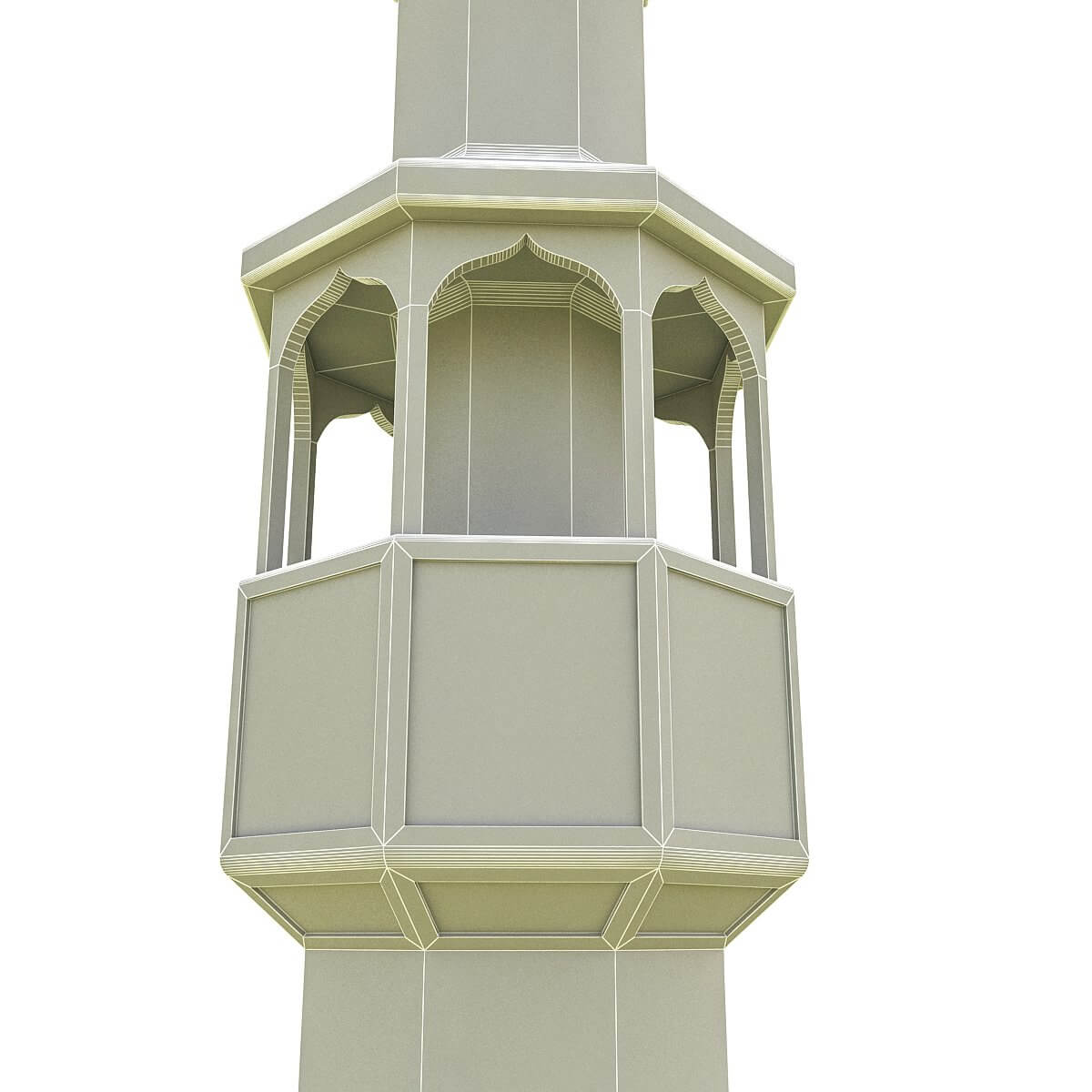 Minaret - 3D Model by nvere