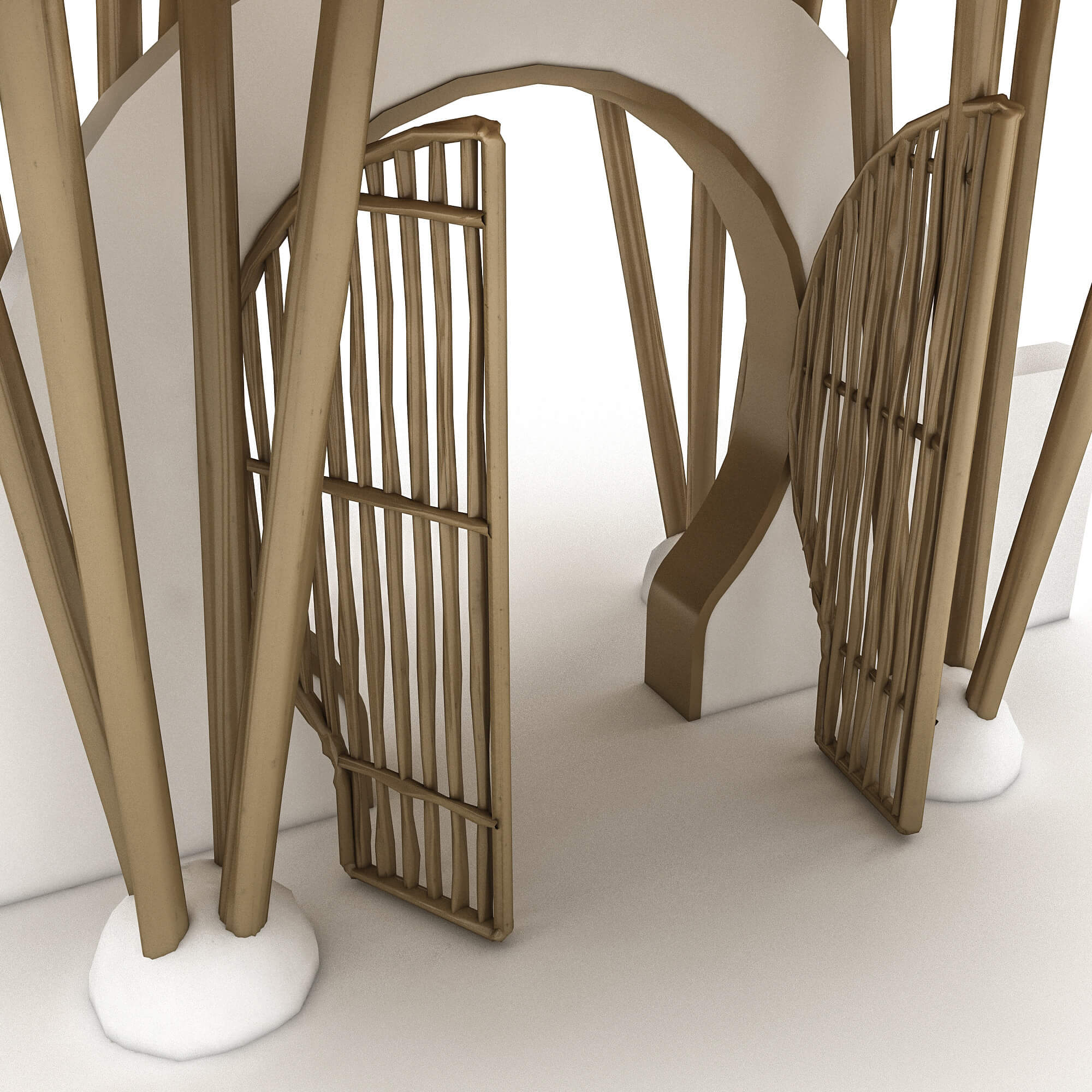 Bohemian Garden Gate - 3D Model by nvere