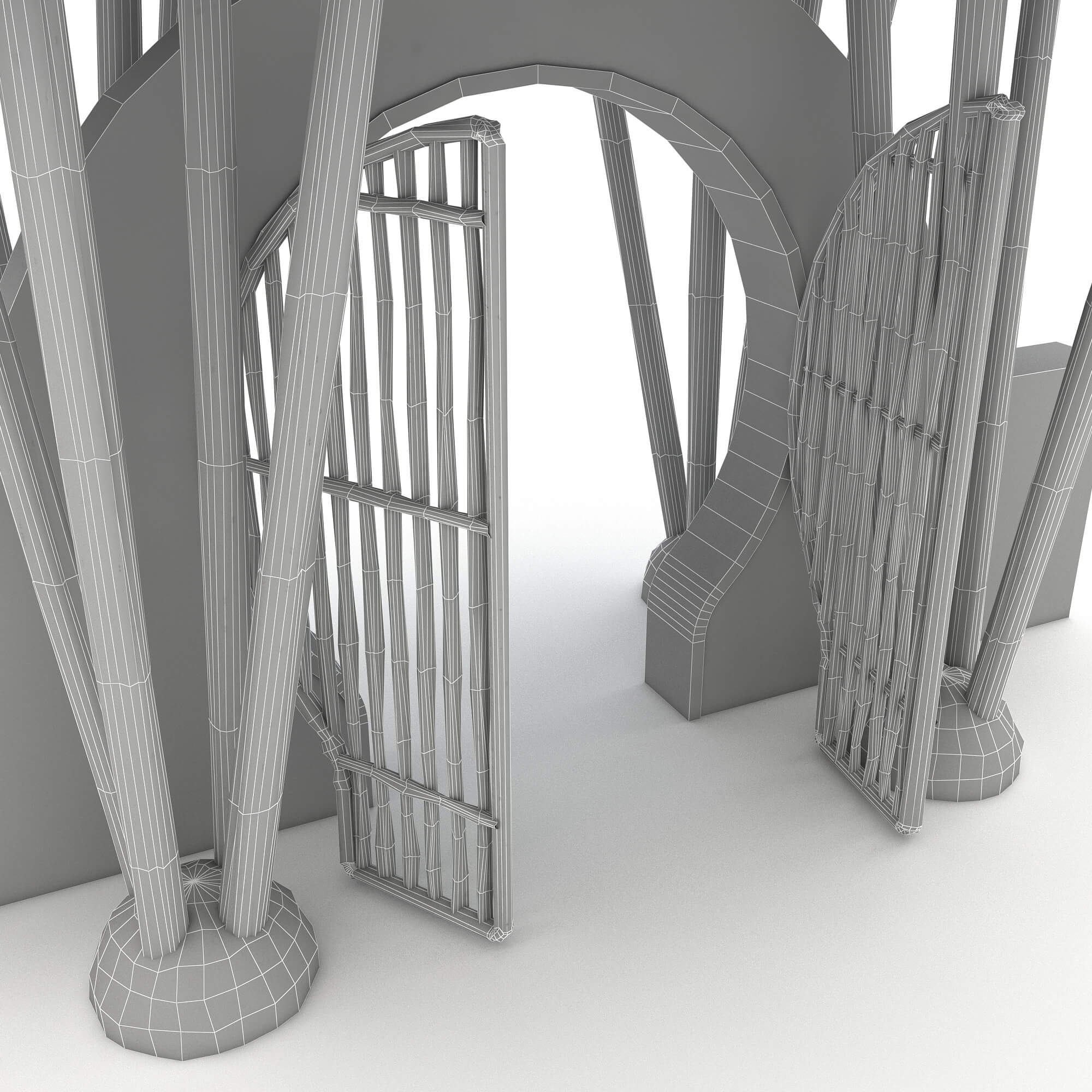 Bohemian Garden Gate - 3D Model by nvere