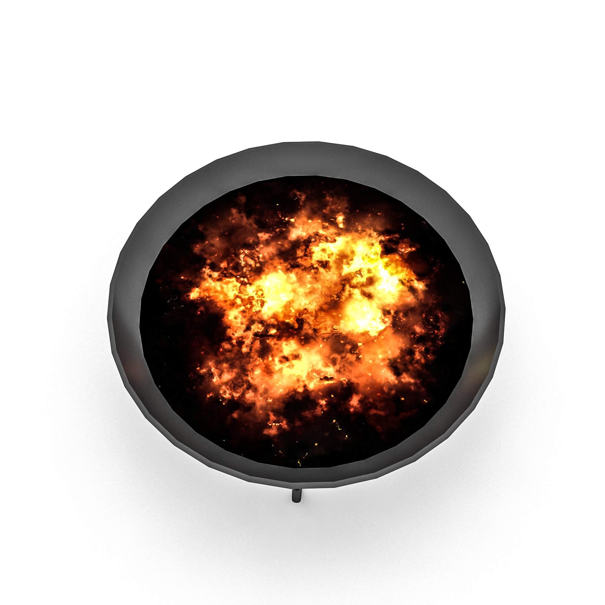 Fire Pit Barbecue - 3D Model by nvere