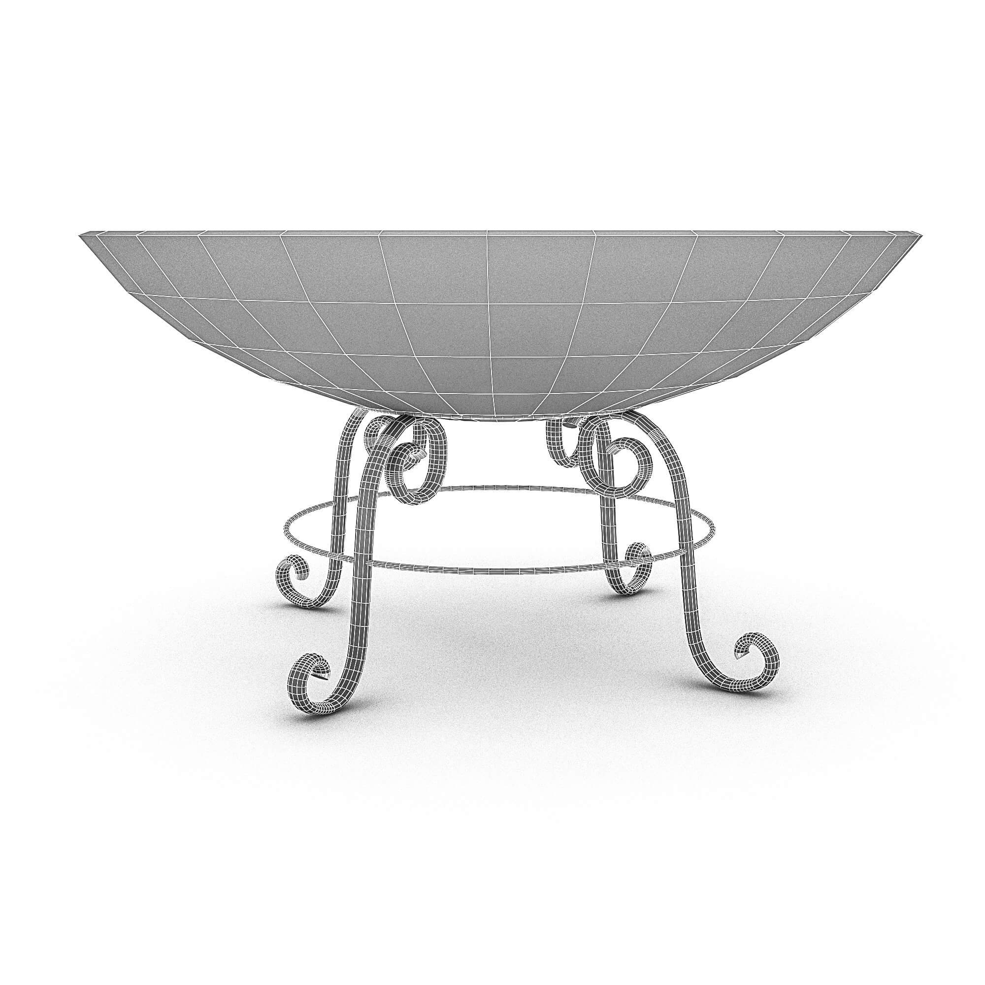Fire Pit Barbecue - 3D Model by nvere