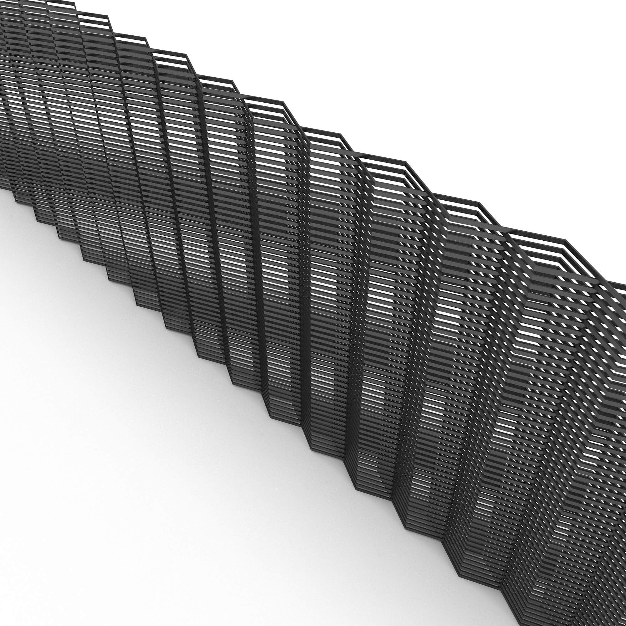 Modern Architectural Separation - 3D Model by nvere