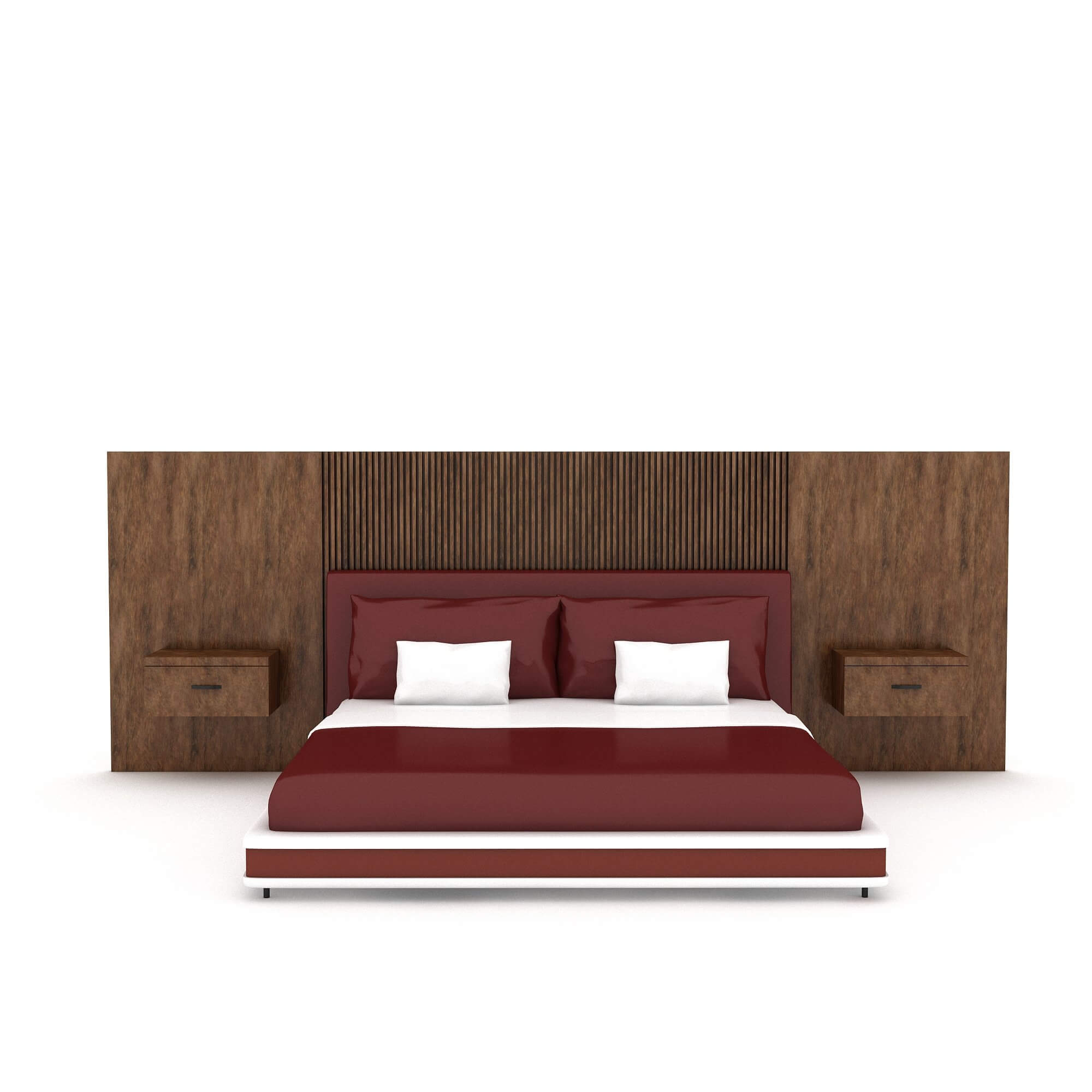 Modern Bed Design 01 - 3D Model by nvere