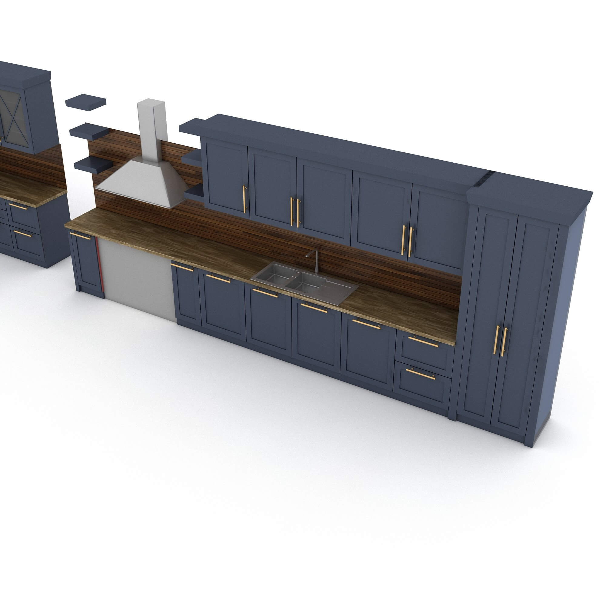 Modern Kitchen Design - 3D Model by nvere