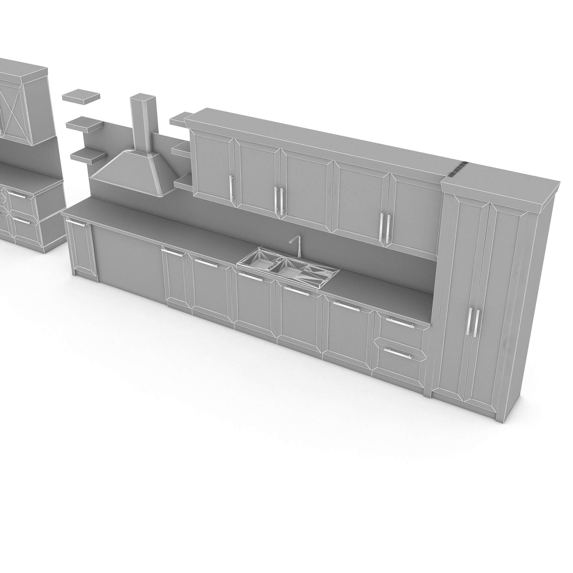 Modern Kitchen Design - 3D Model by nvere