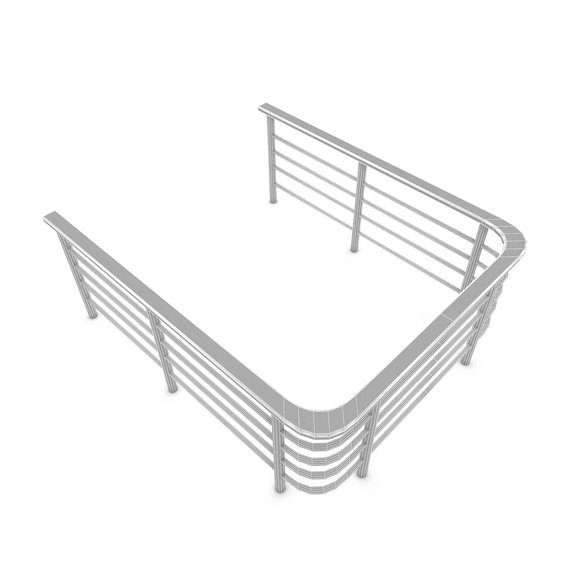 Railing 05 - 3D Model by nvere