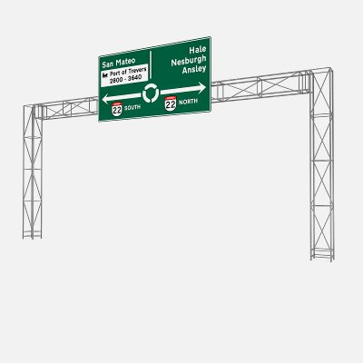 Traffic Sign 07 - 3D Model by nvere