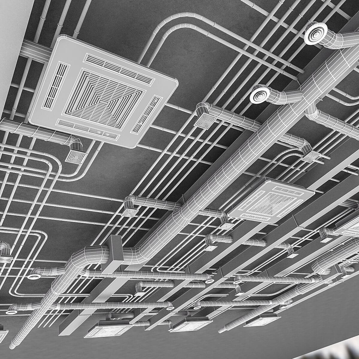 Ventilation System - 3D Model by nvere
