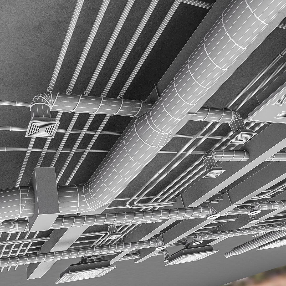 Ventilation System - 3D Model by nvere