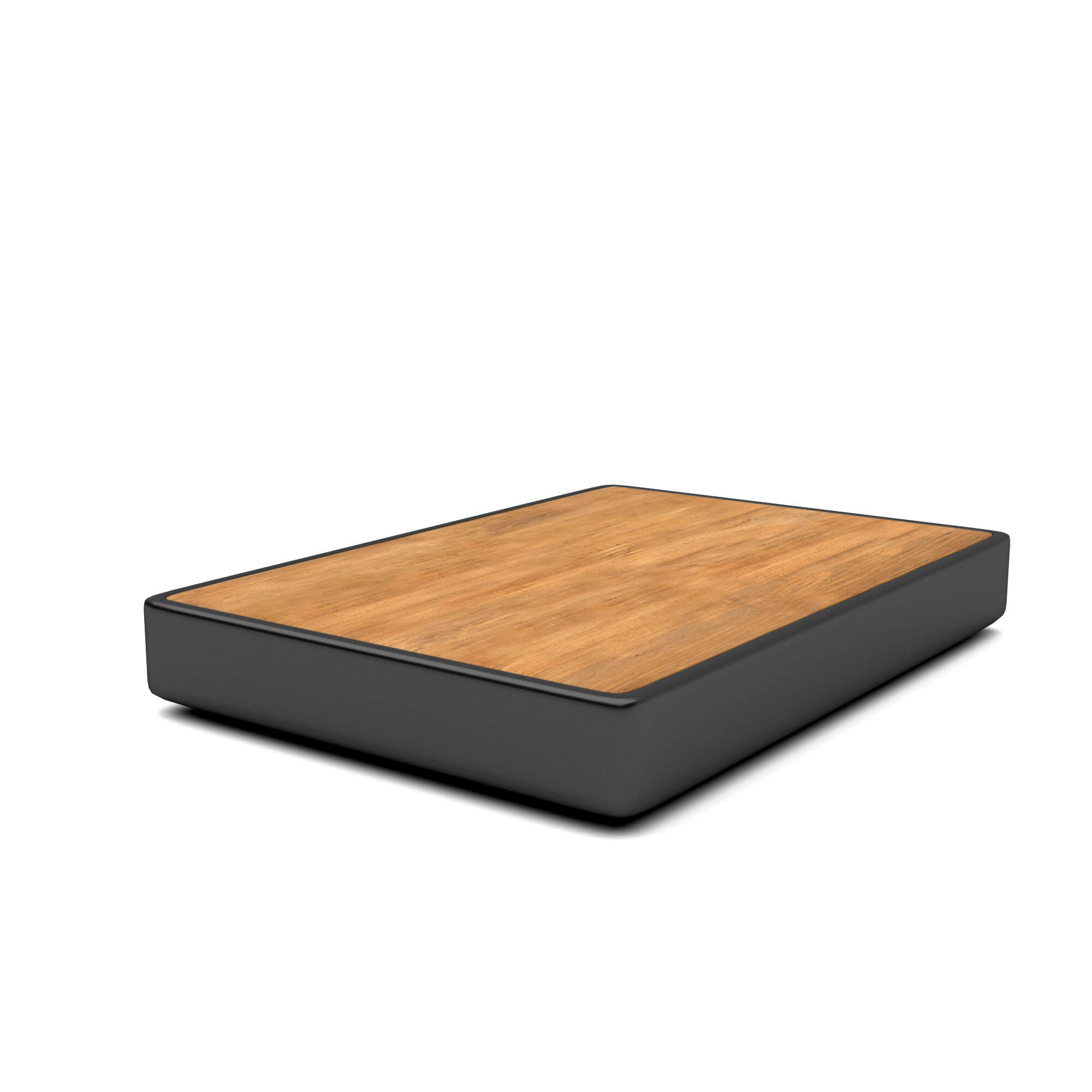 A Modern Wooden Coffee Table Low Poly 3D Model by nvere