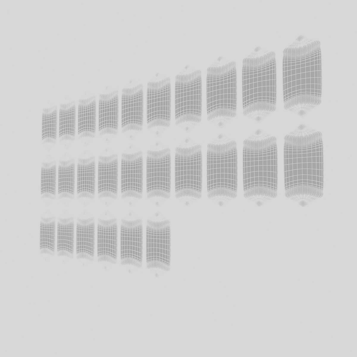 Ancient Stone Alphabet 02 - 3D Model by nvere