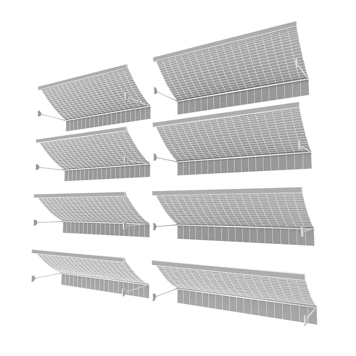 Awnings - 3D Model by nvere