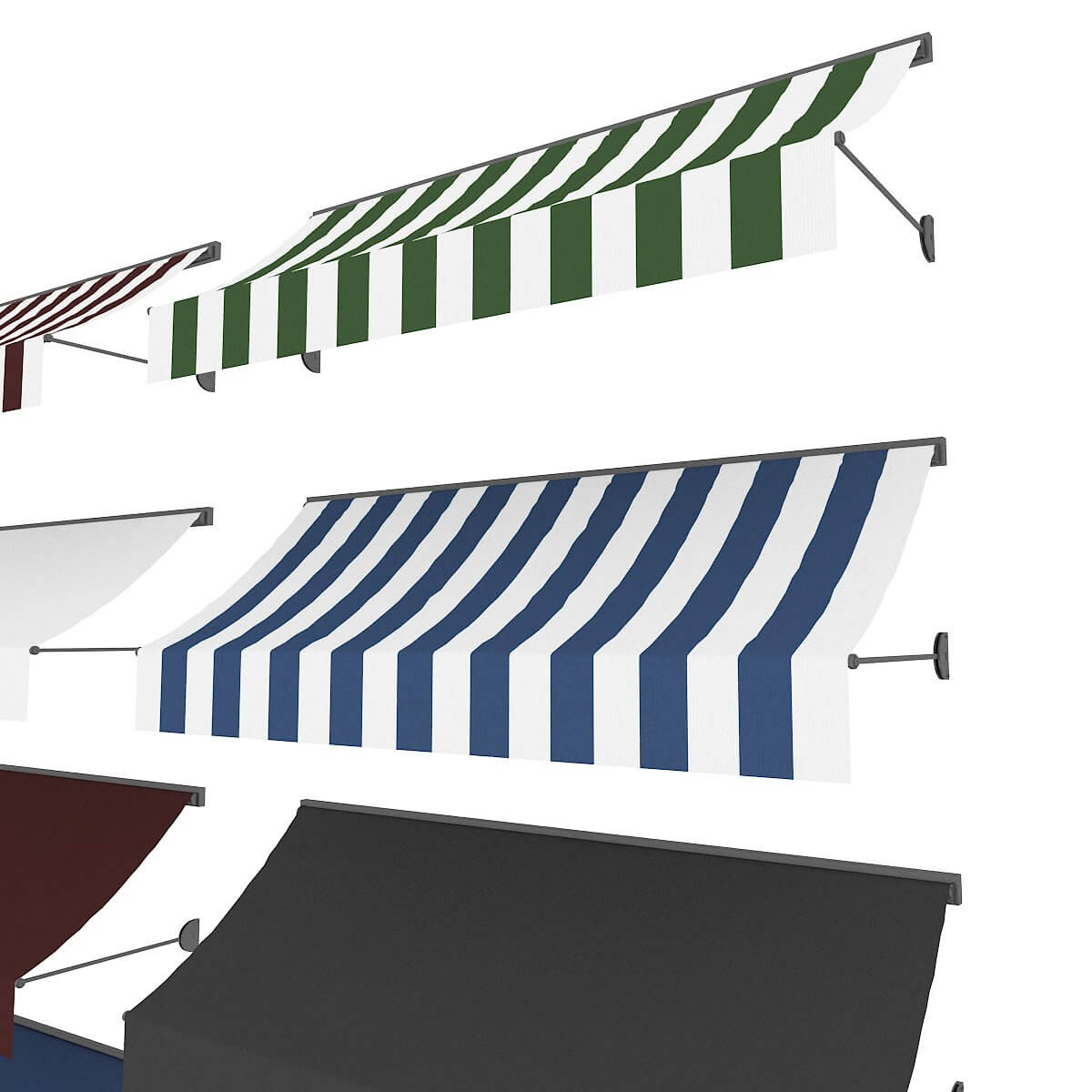 Awnings - 3D Model by nvere