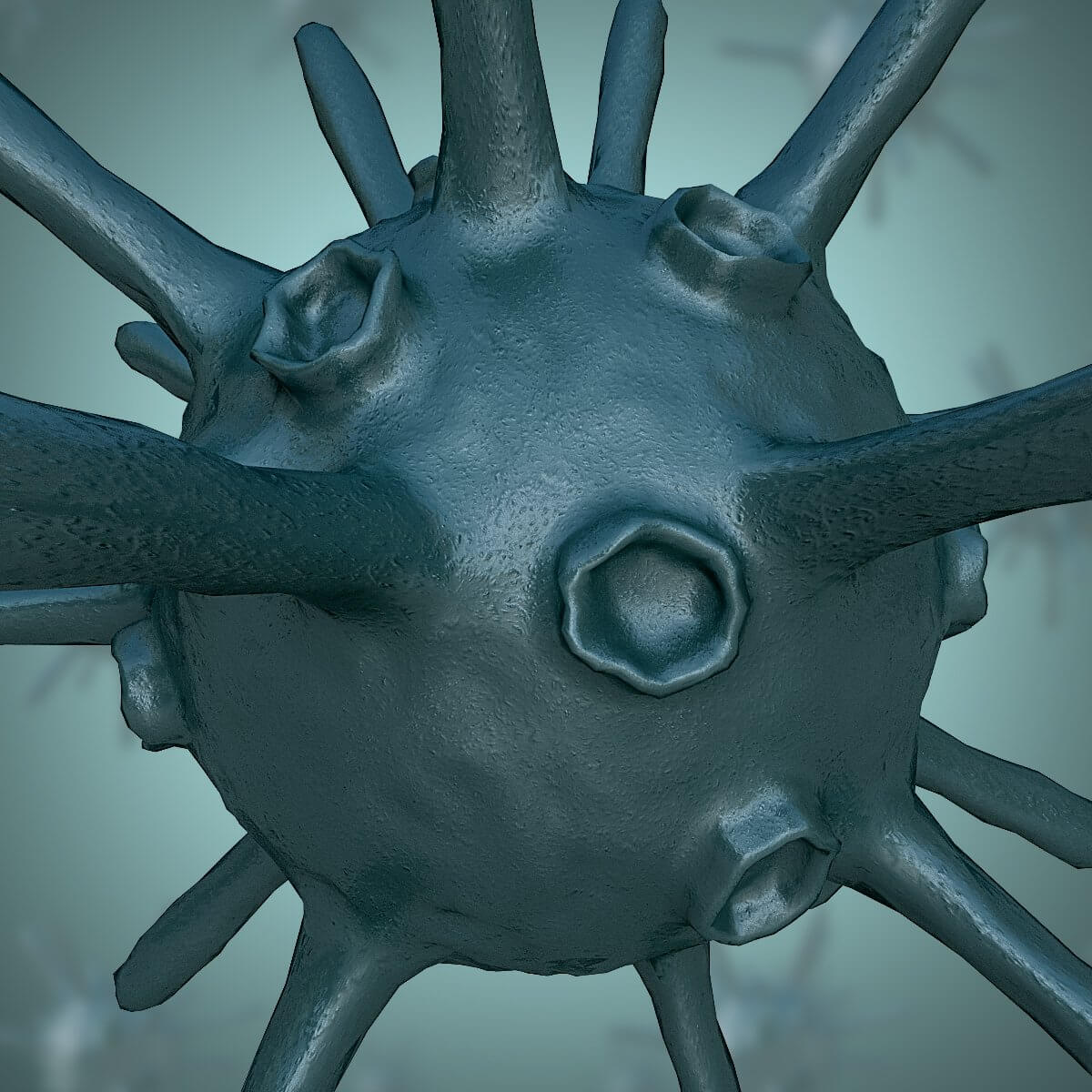 Bacterium 1 - 3D Model by nvere