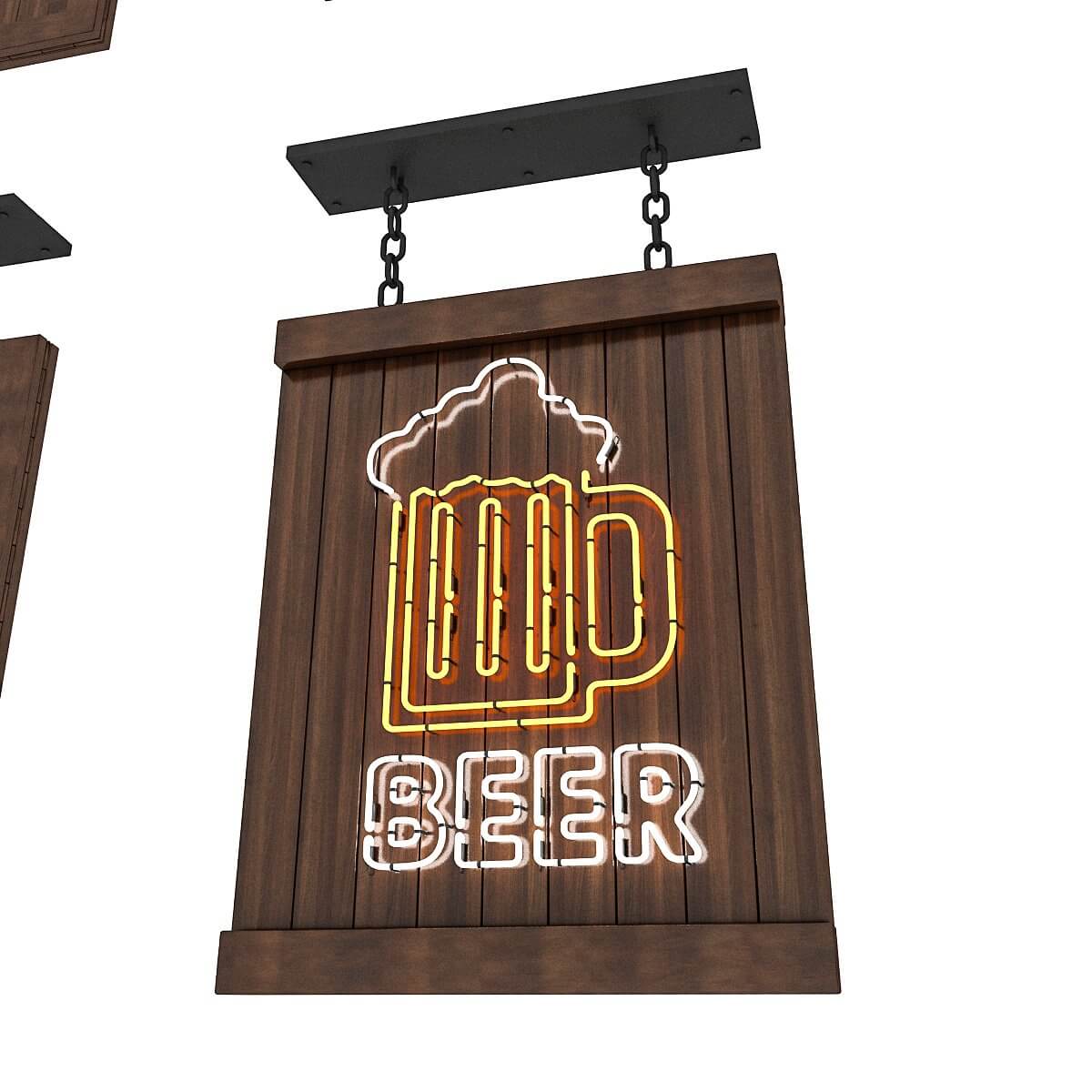 Beer Sign - 3D Model by nvere