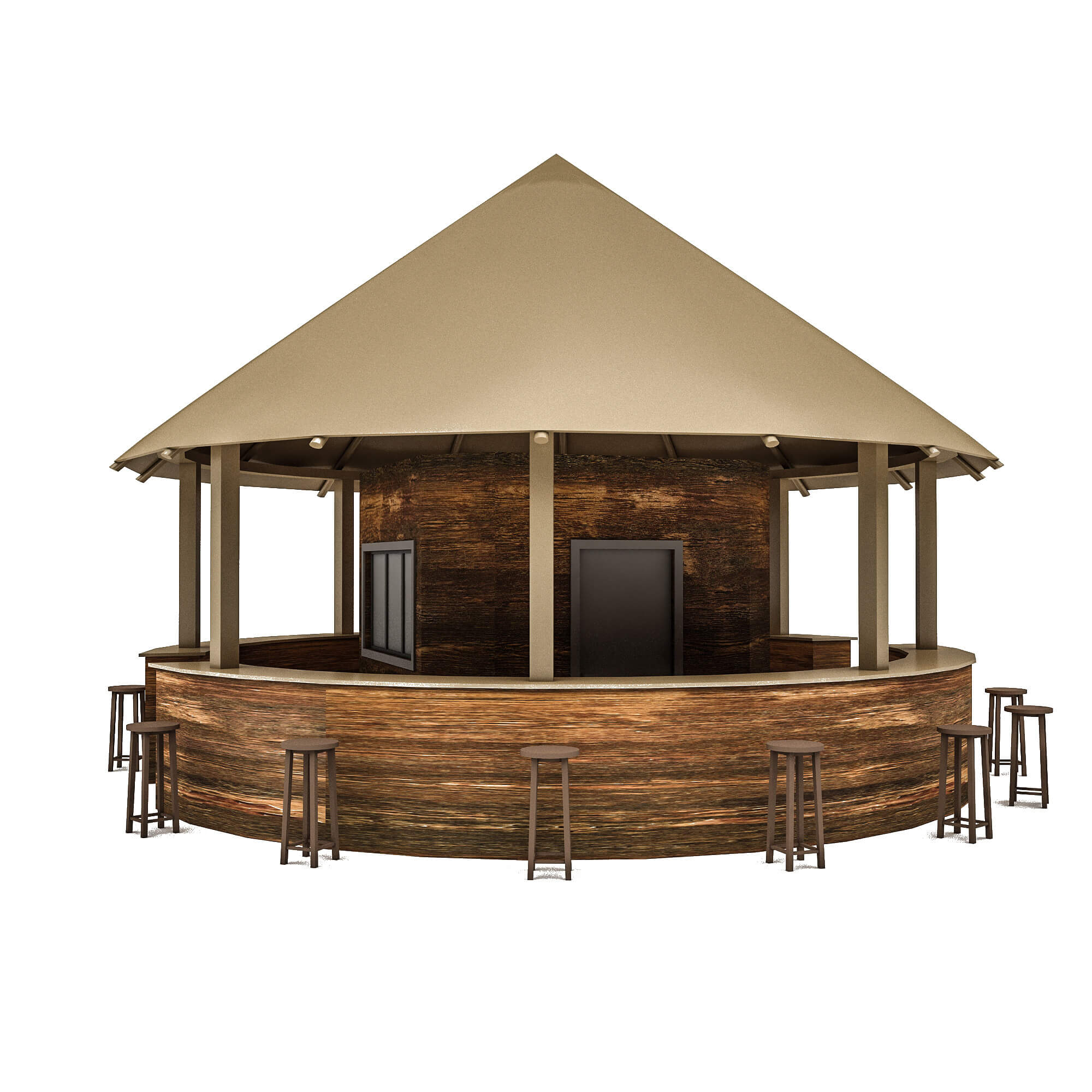 Bohemian Bar 02 - 3D Model by nvere