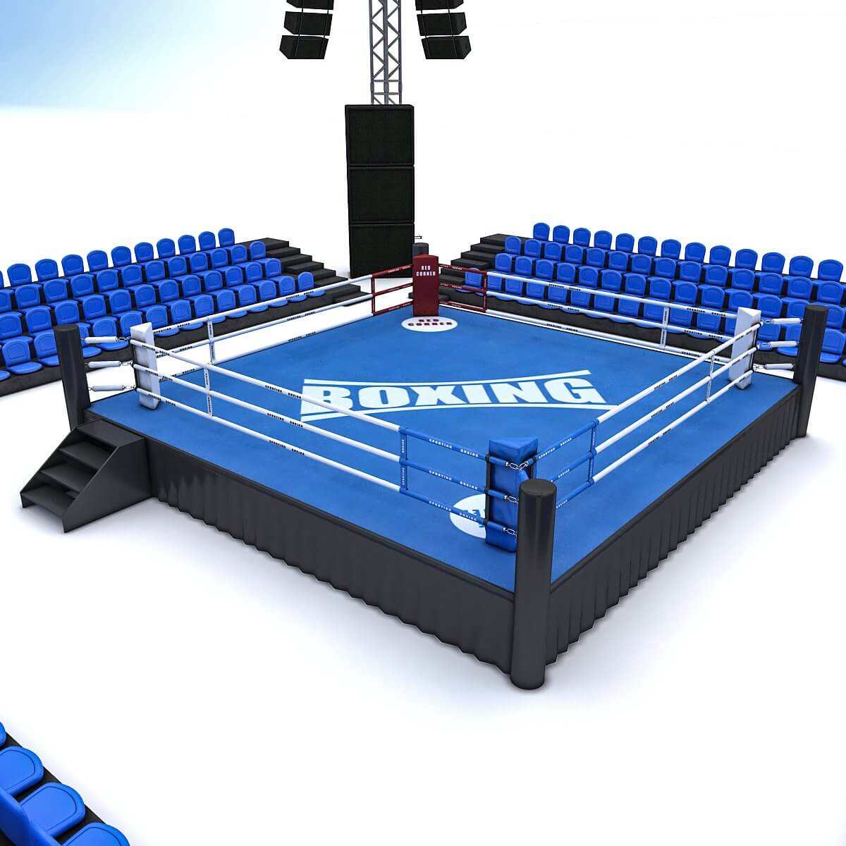 Boxing Arena - 3D Model by nvere