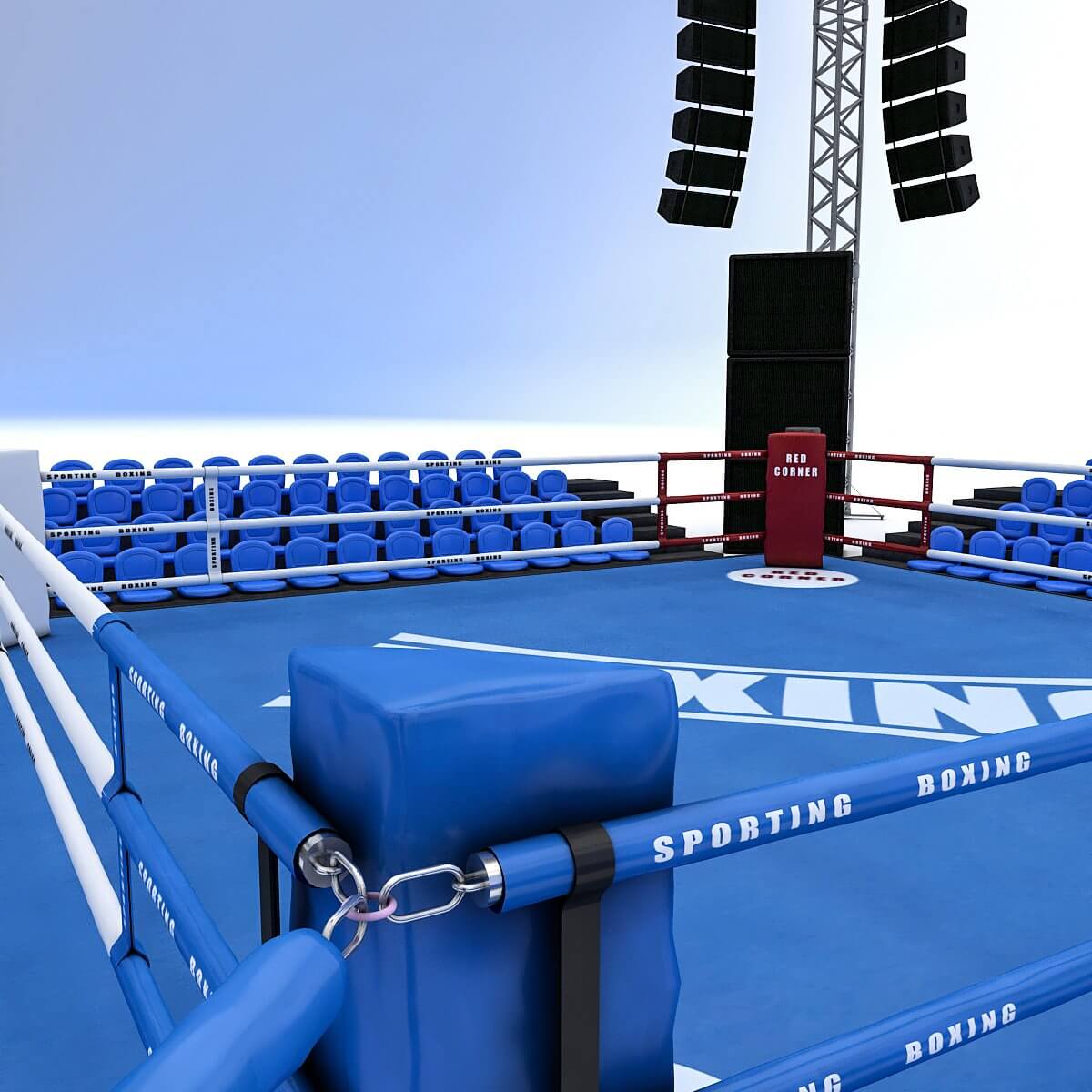 Boxing Arena - 3D Model by nvere